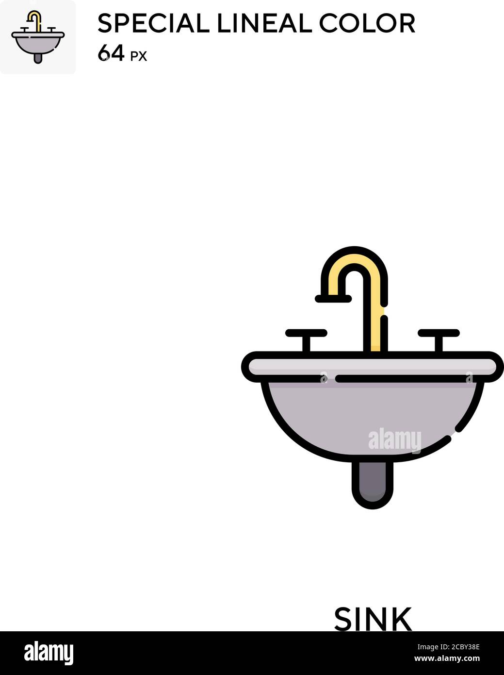 Sink Special lineal color vector icon. Sink icons for your business project Stock Vector Image ...