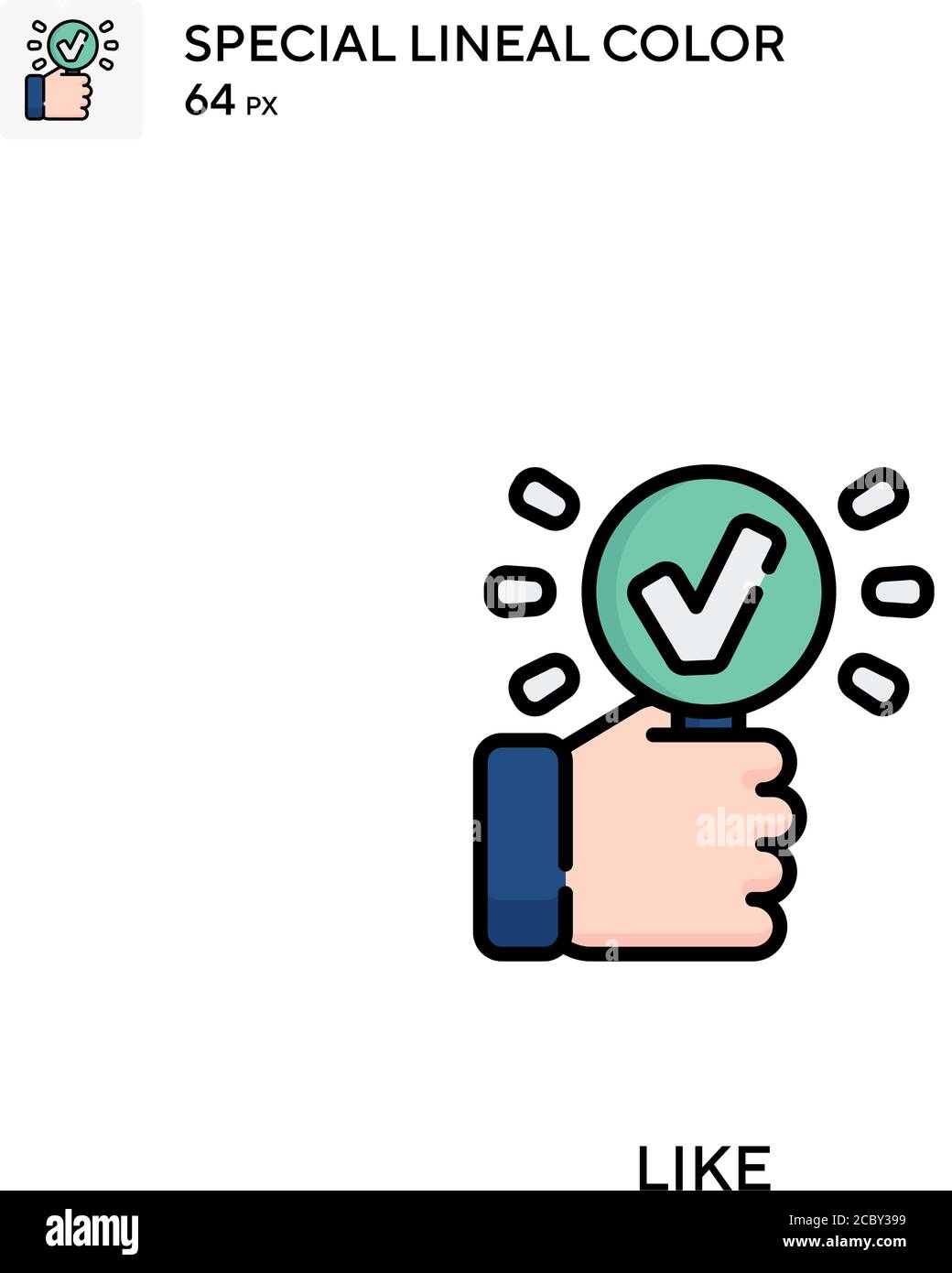 Like Special lineal color vector icon. Like icons for your business project Stock Vector Image ...