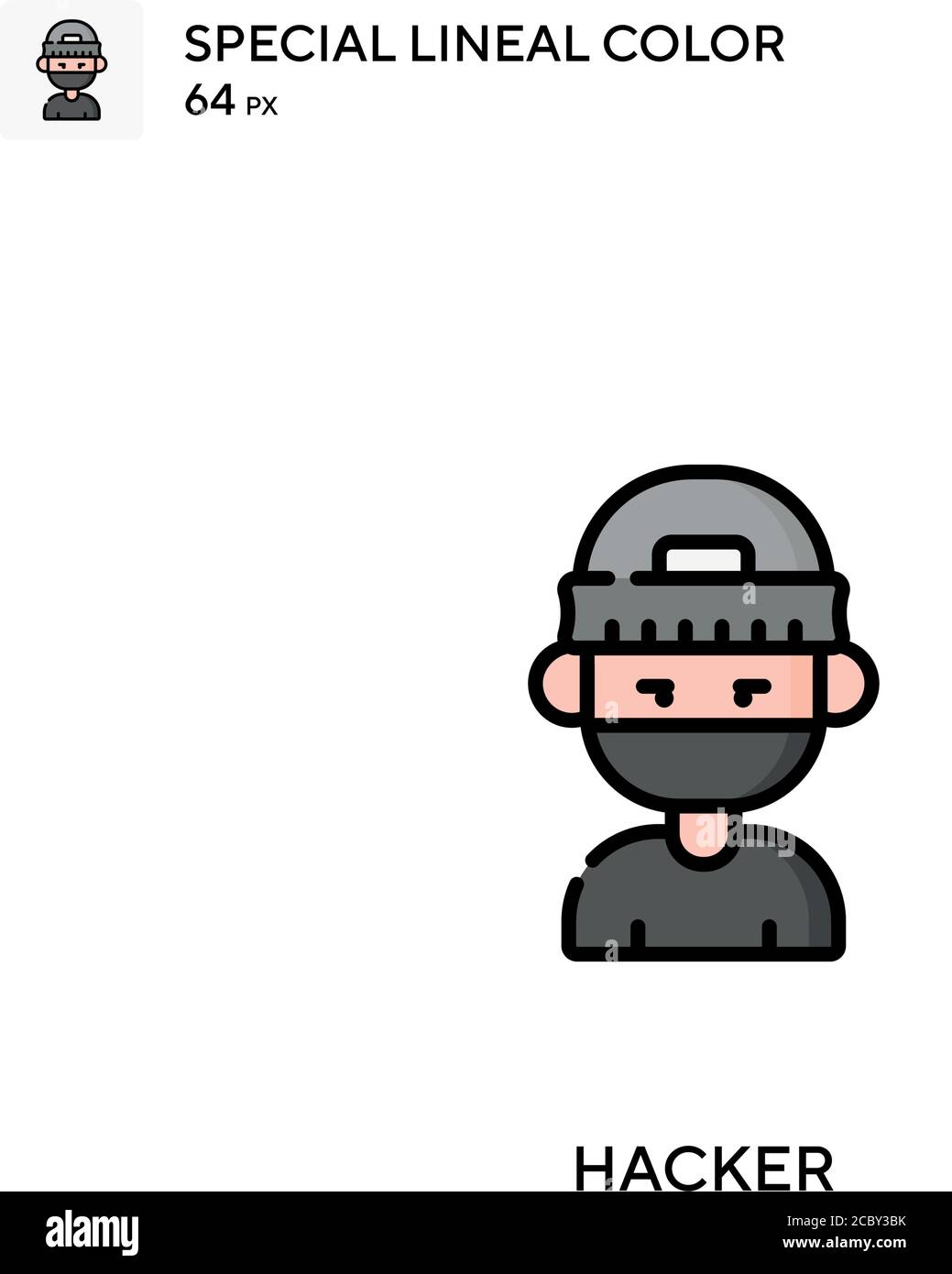 Hacker Special lineal color vector icon. Hacker icons for your business ...