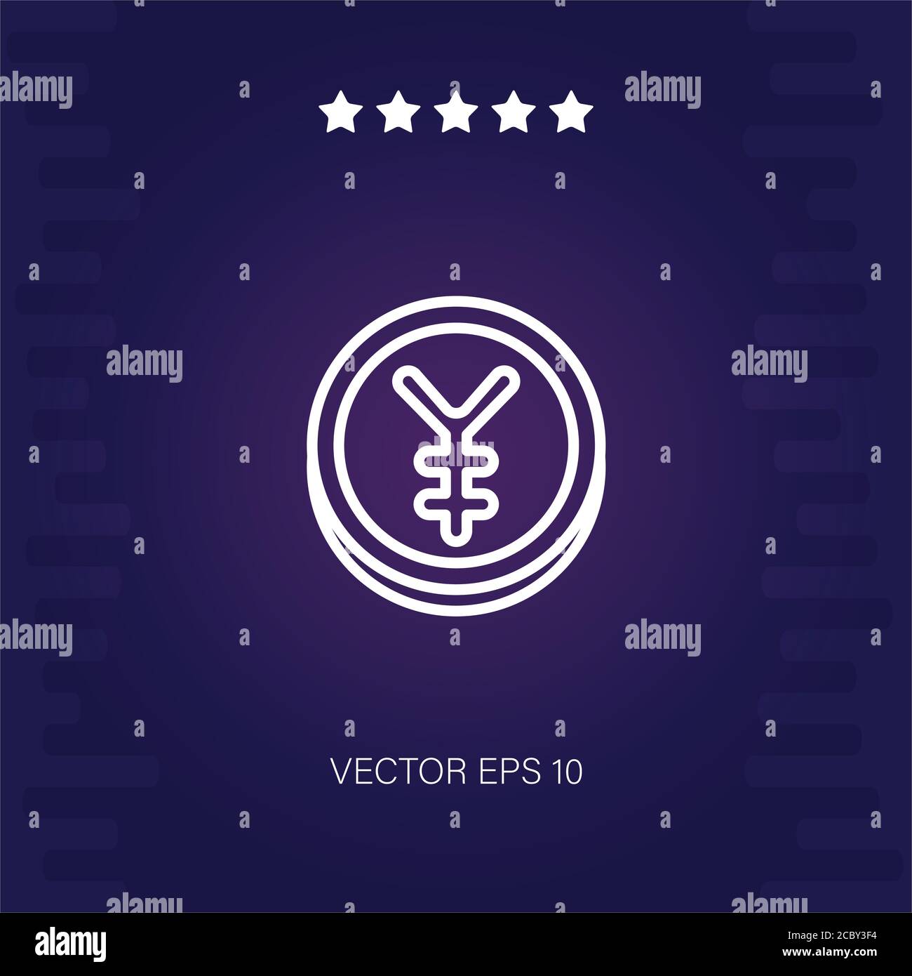 coin vector icon modern illustration Stock Vector Image & Art - Alamy