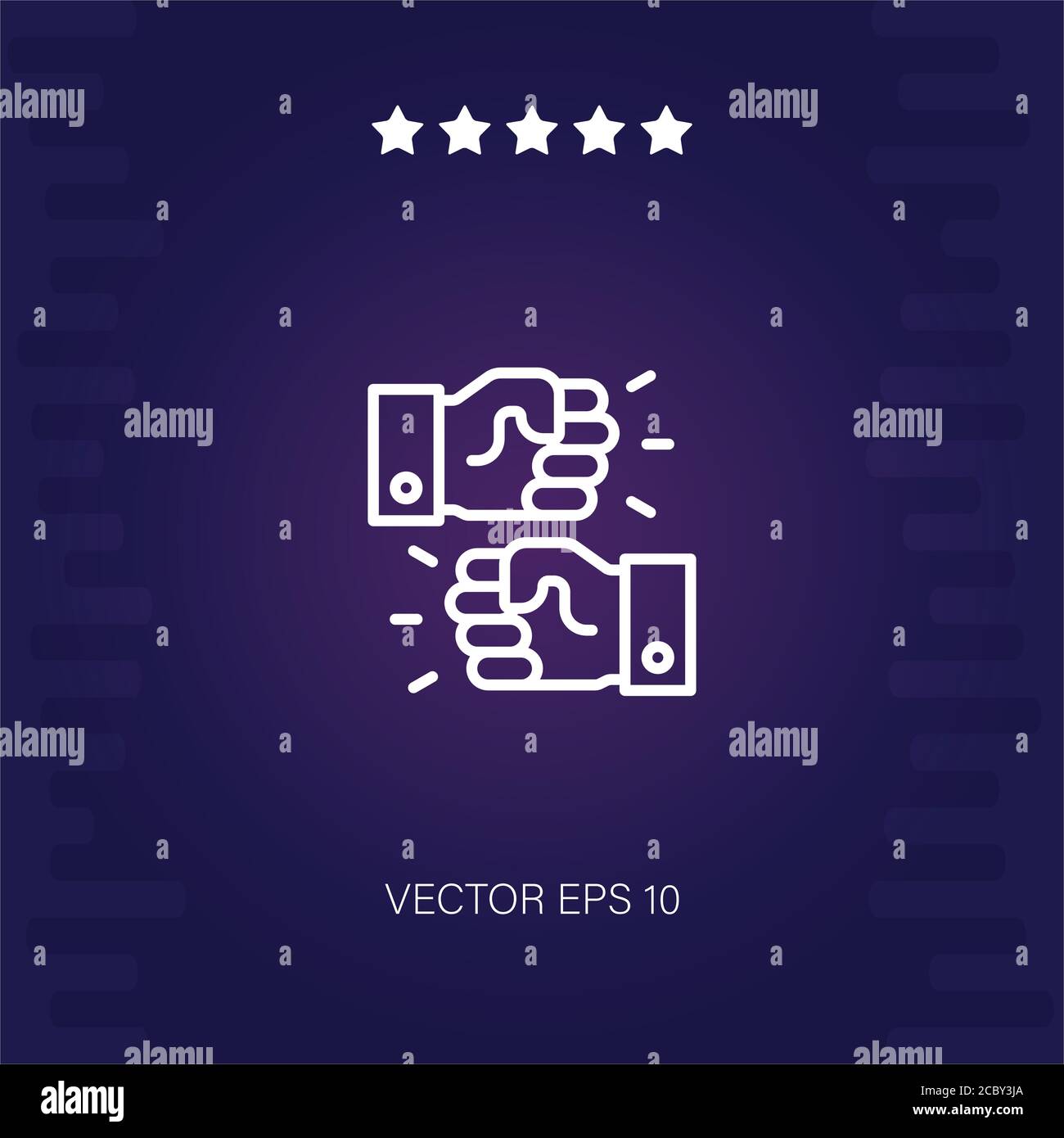 fight vector icon modern illustration Stock Vector Image & Art - Alamy