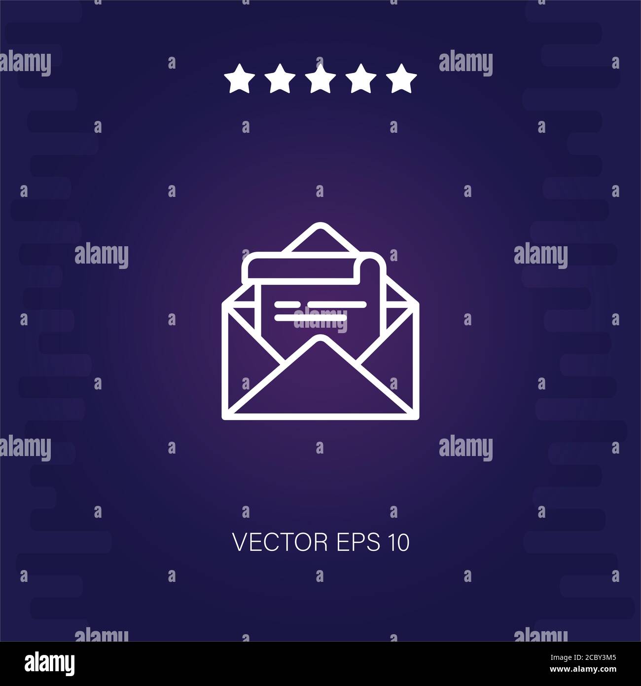 letter vector icon modern illustration Stock Vector Image & Art - Alamy
