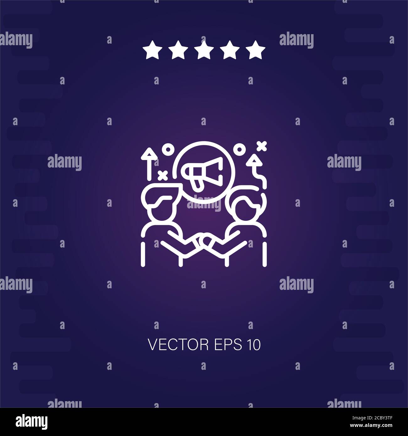 partner vector icon modern illustration Stock Vector Image & Art - Alamy