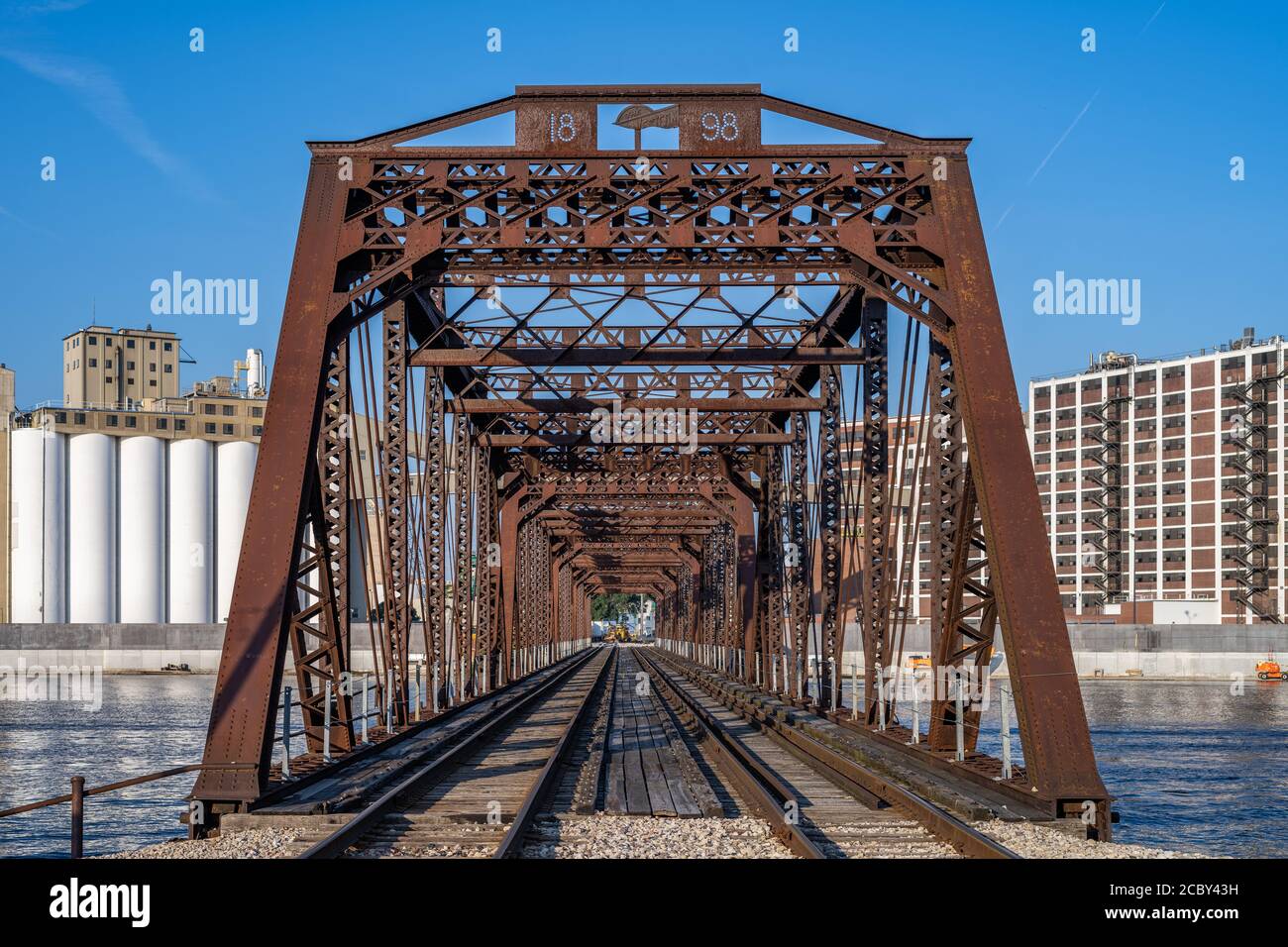 Quaker Oats Factory in downtown Cedar Rapids Stock Photo - Alamy