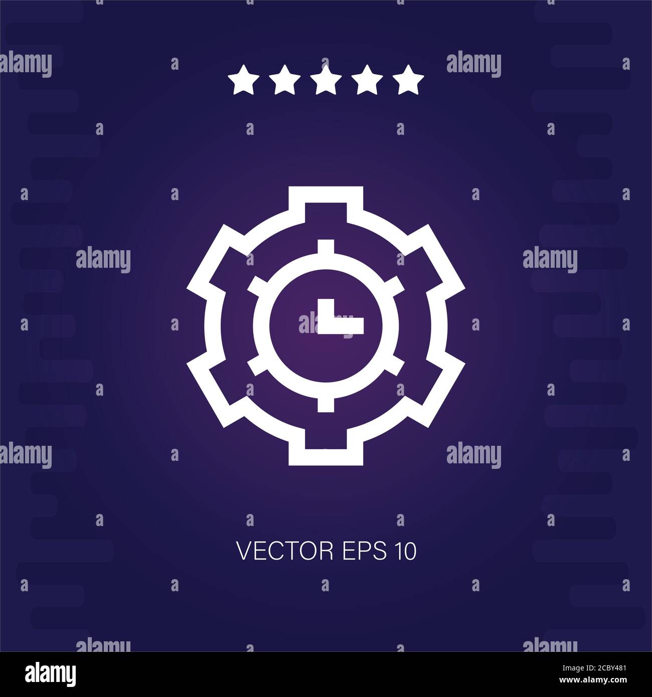timing vector icon modern illustration Stock Vector Image & Art - Alamy