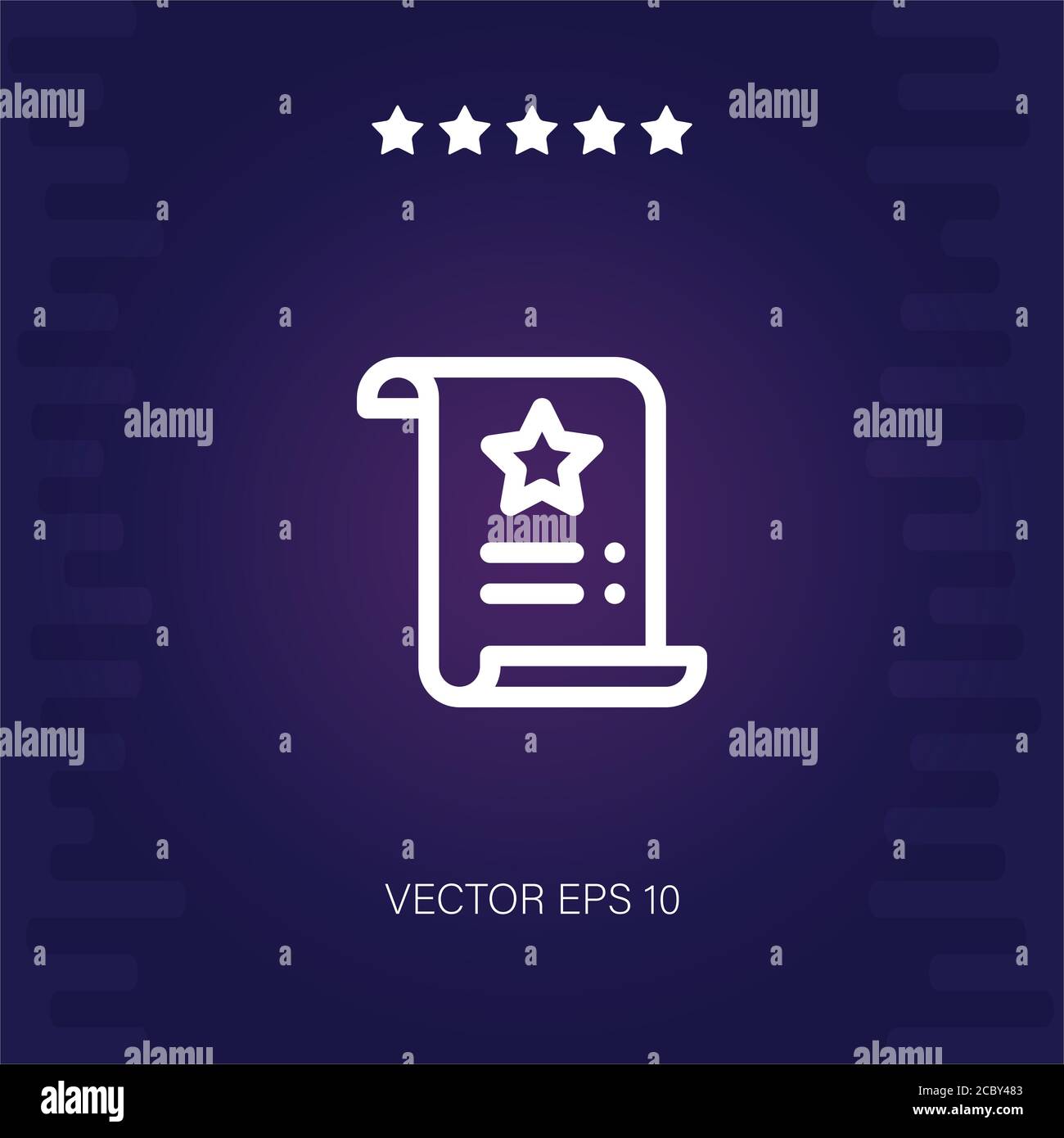 contract vector icon modern illustration Stock Vector Image & Art - Alamy