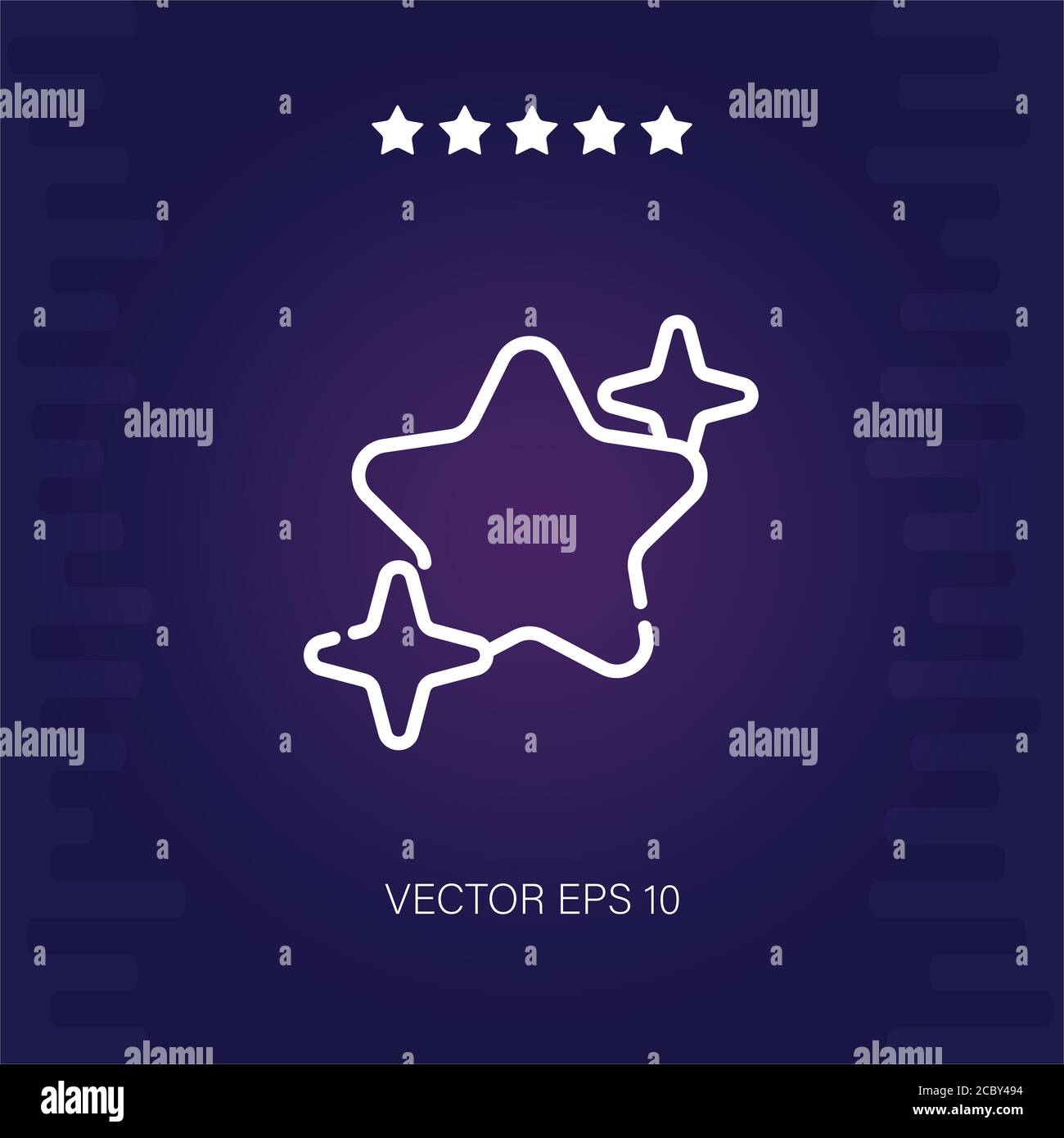 star vector icon modern illustration Stock Vector Image & Art - Alamy