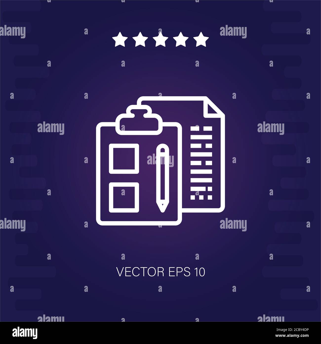 clipboard vector icon modern illustration Stock Vector Image & Art - Alamy