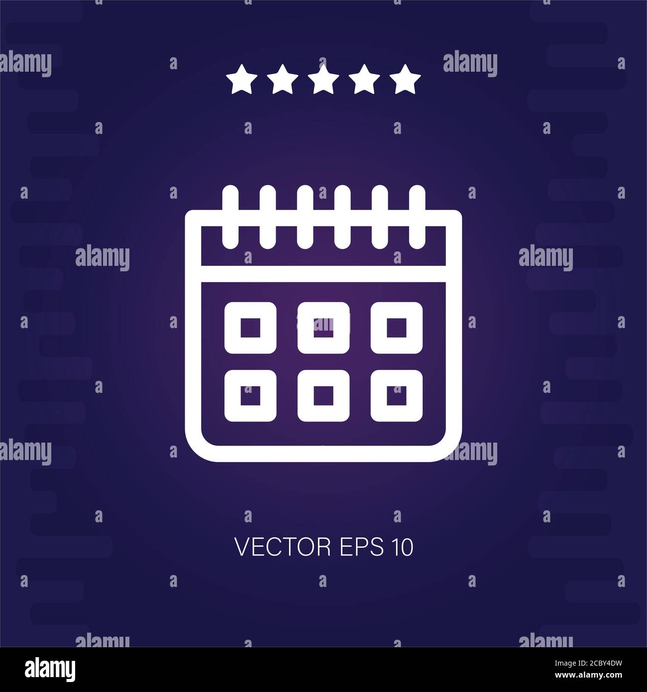 calendar vector icon modern illustration Stock Vector Image & Art - Alamy