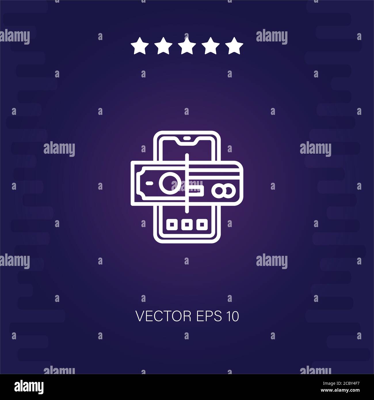 mobile phone vector icon modern illustration Stock Vector Image & Art ...