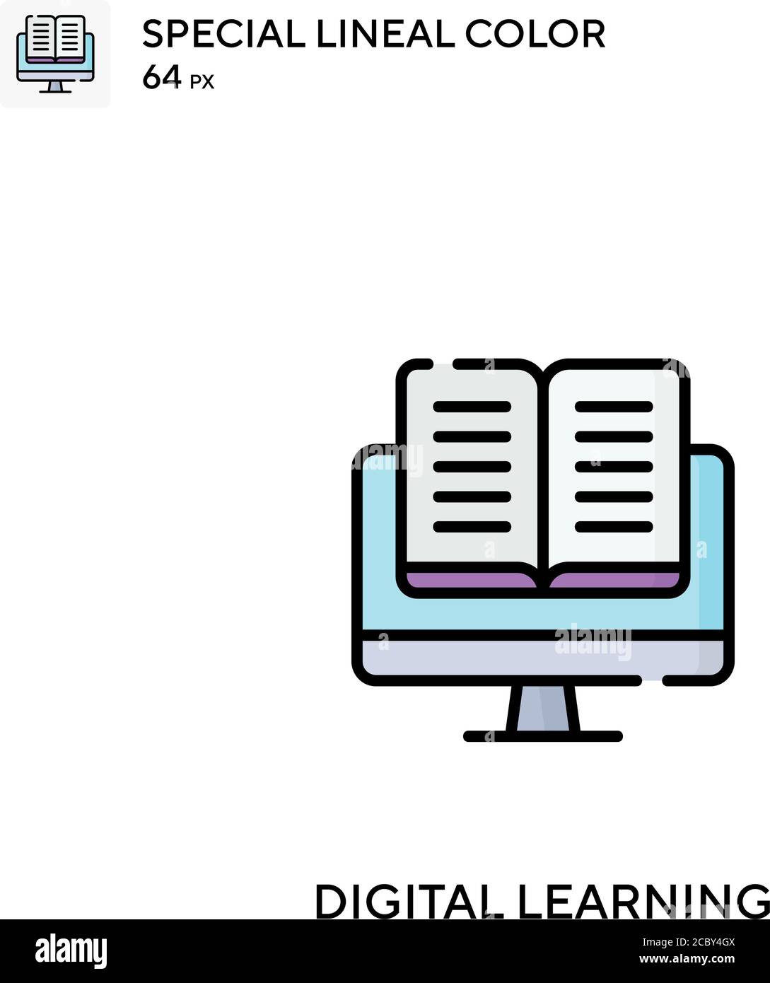 Canteen Special lineal color icon. Illustration symbol design template for web mobile UI element ...