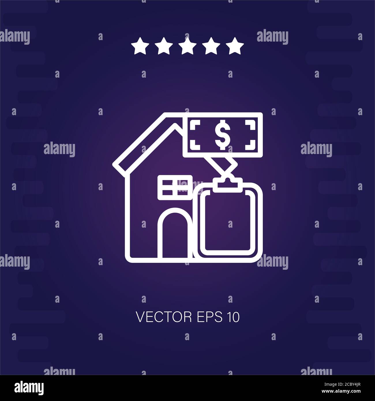 home vector icon modern illustration Stock Vector Image & Art - Alamy