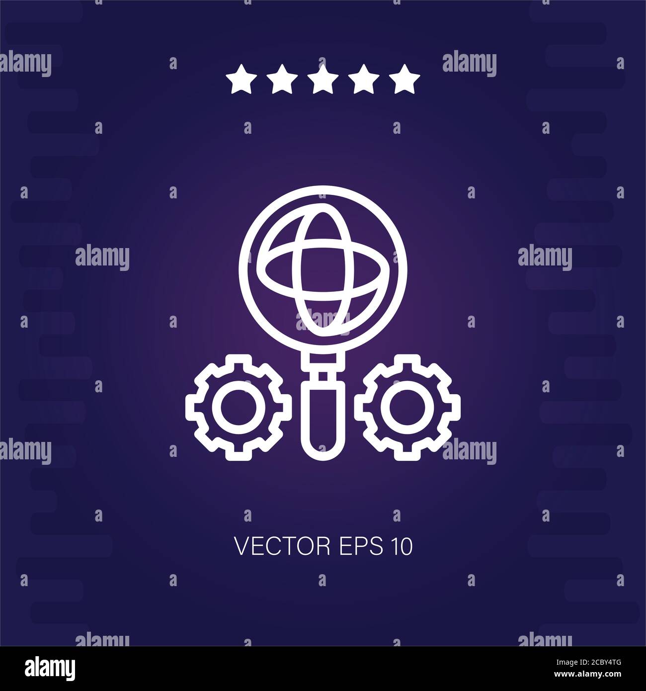 search engine vector icon modern illustration Stock Vector Image & Art ...