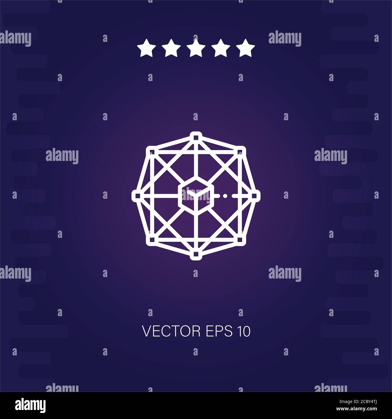 blockchain vector icon modern illustration Stock Vector Image & Art - Alamy