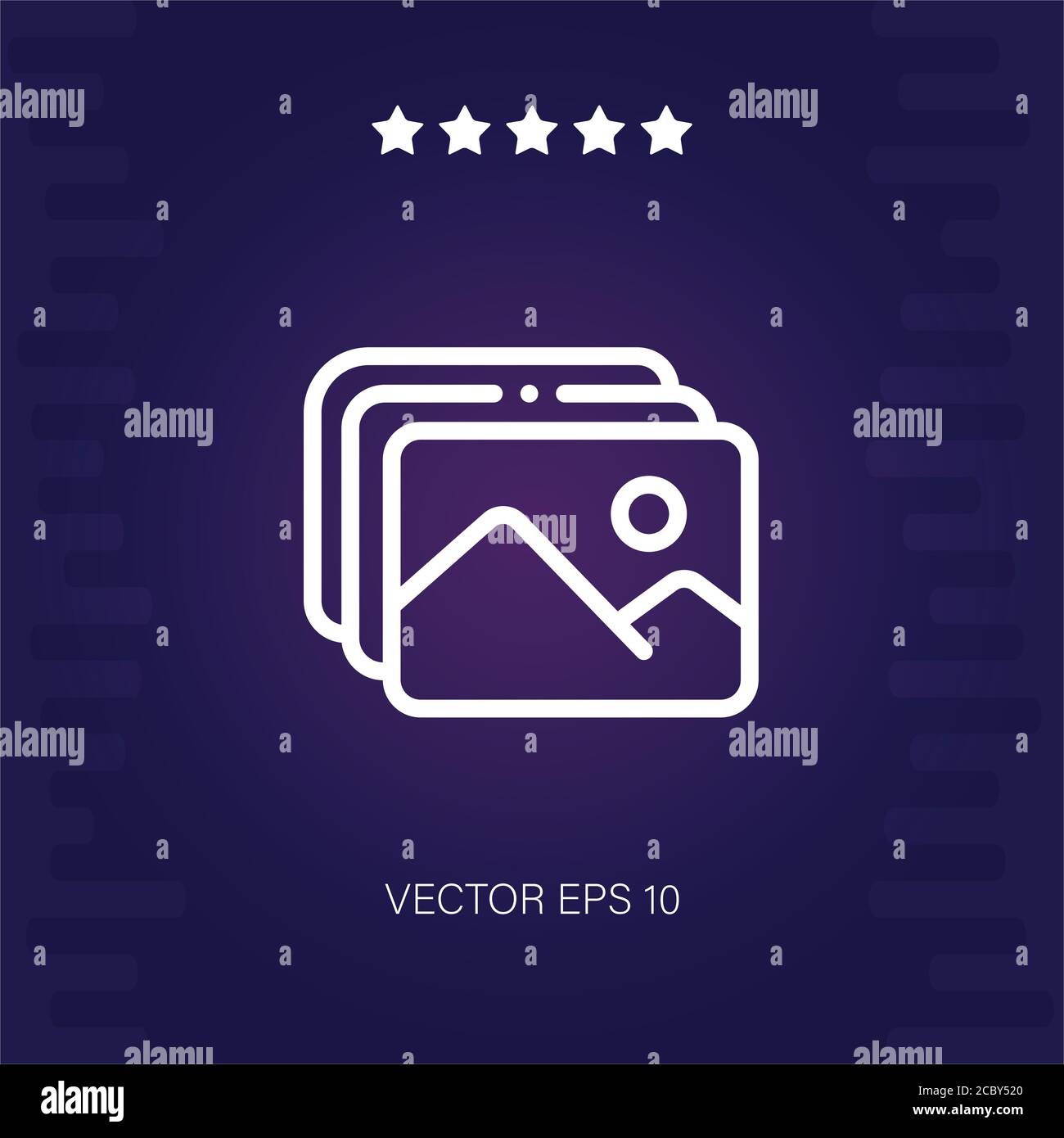 gallery vector icon modern illustration Stock Vector Image & Art - Alamy
