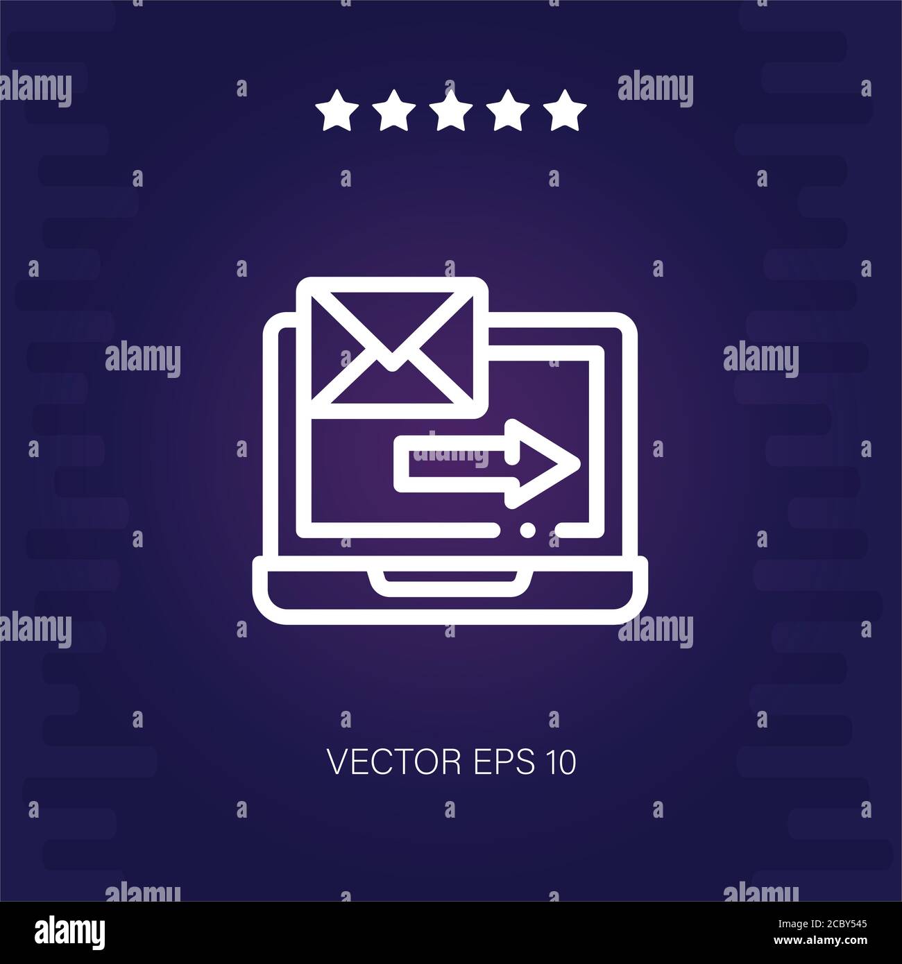 mail vector icon modern illustration Stock Vector Image & Art - Alamy