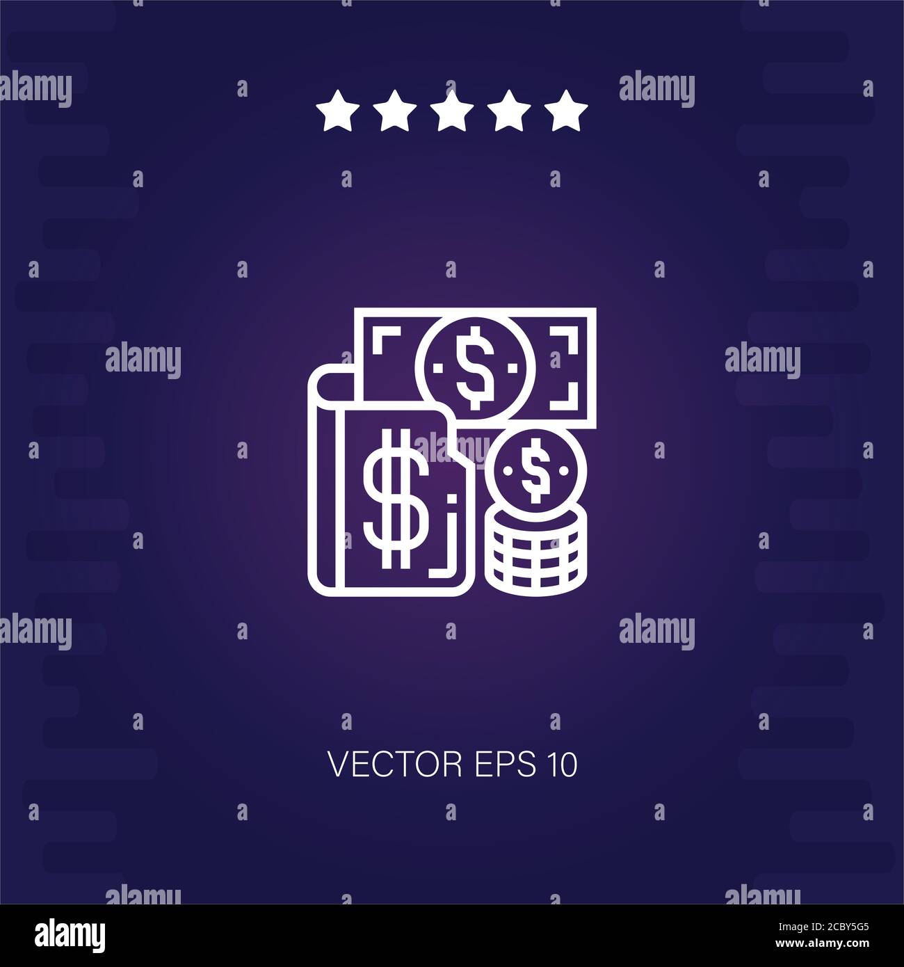 salary vector icon modern illustration Stock Vector Image & Art - Alamy