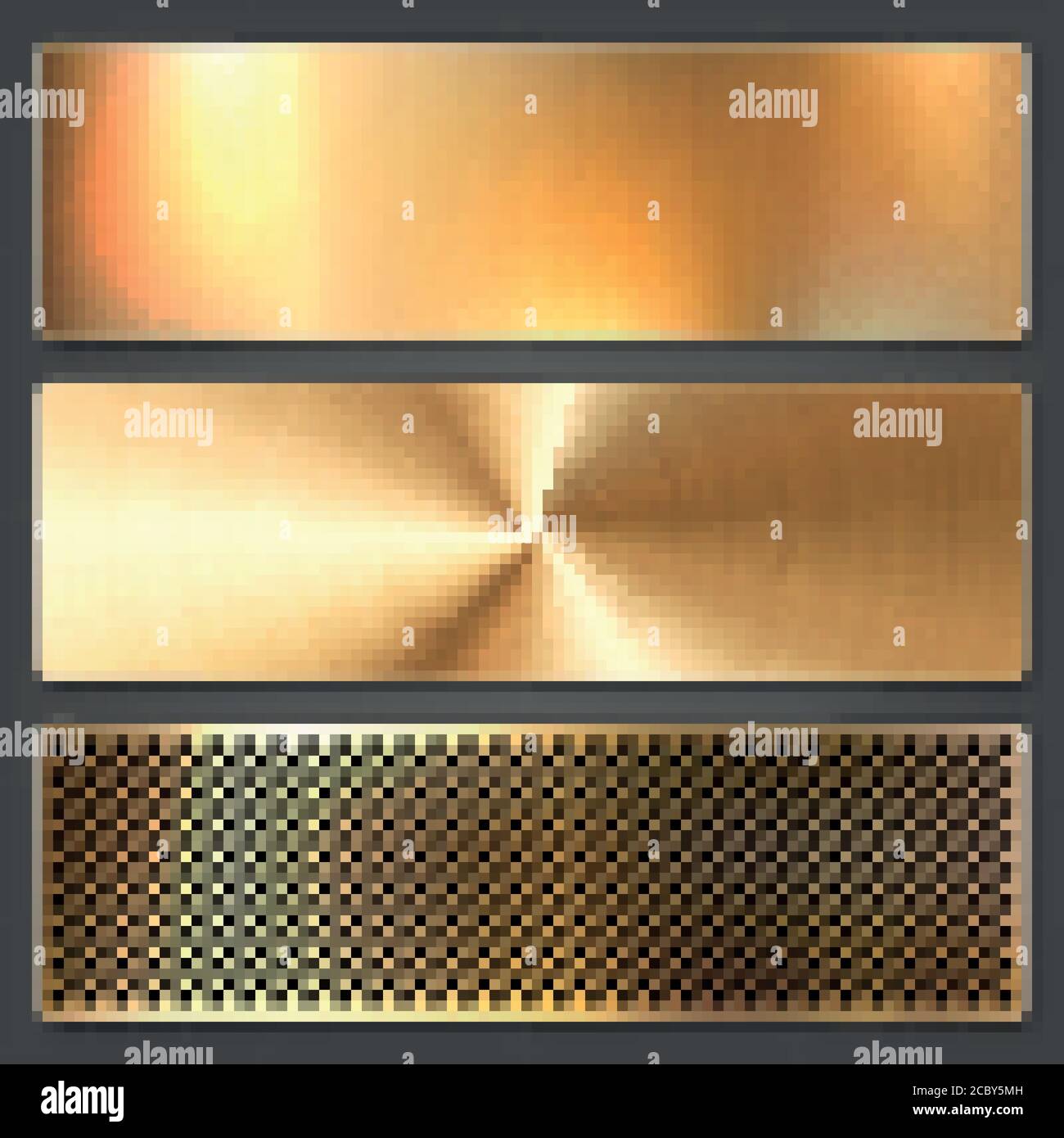 Realistic brushed metal textures set. Polished stainless steel ...