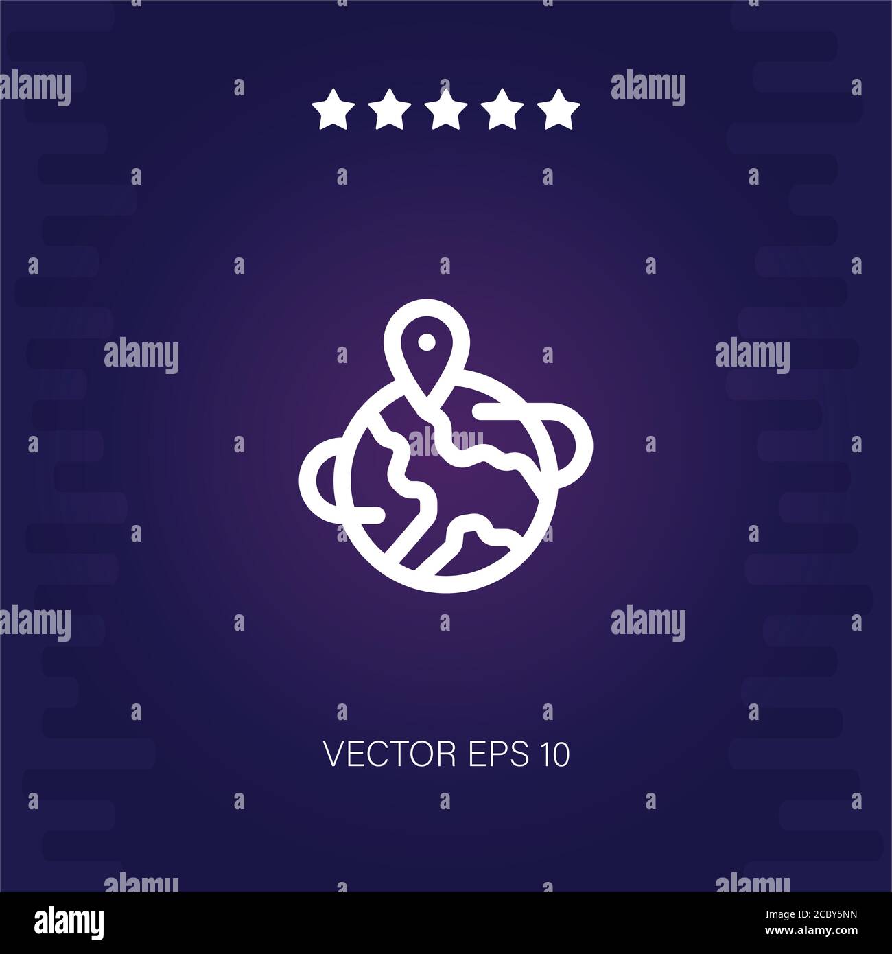 location vector icon modern illustration Stock Vector Image & Art - Alamy