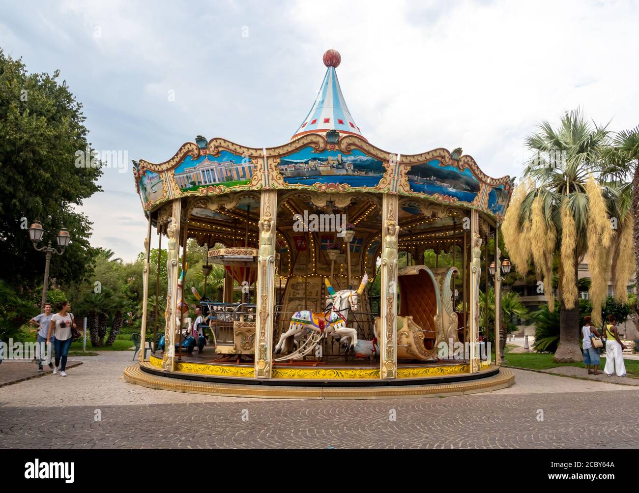 French merry go round hi-res stock photography and images - Alamy