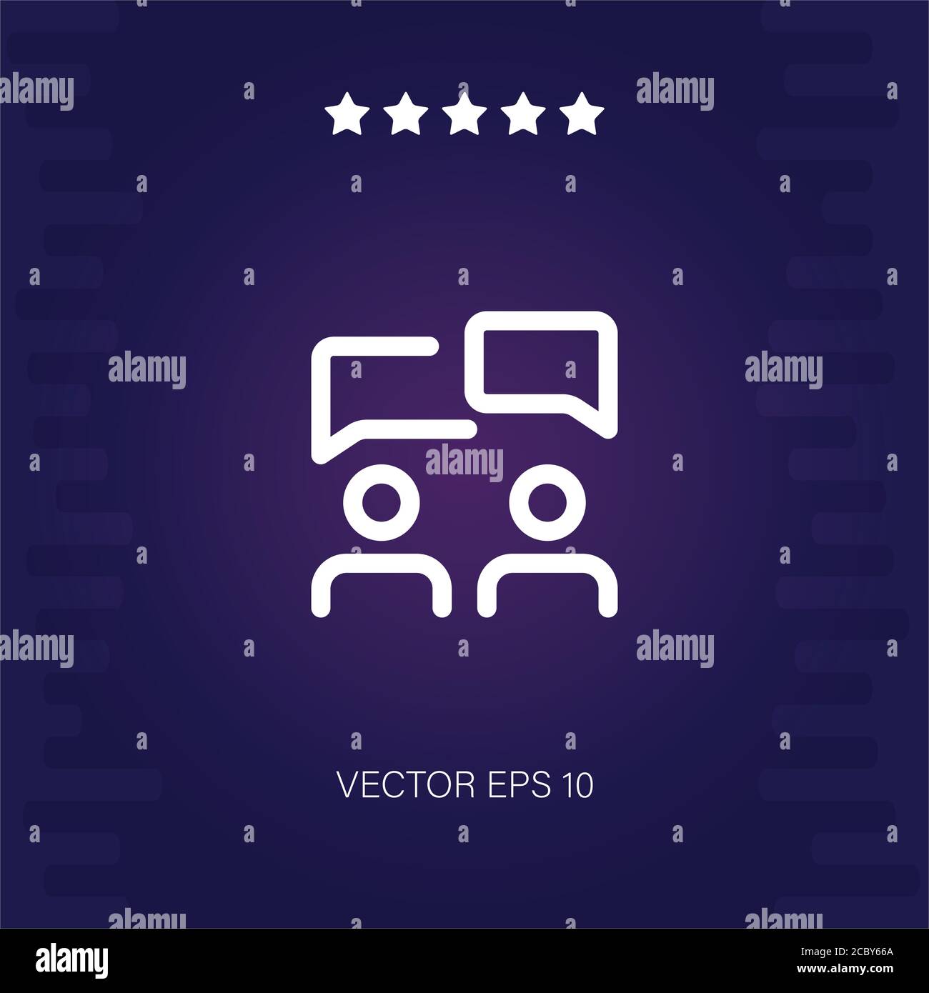 discussion vector icon modern illustration Stock Vector Image & Art - Alamy