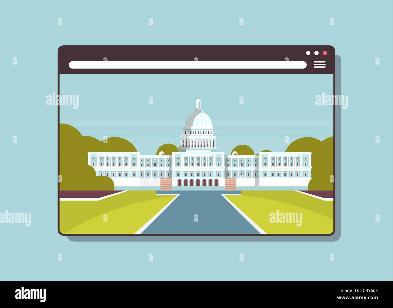 White House Washington DC american digital government building web ...