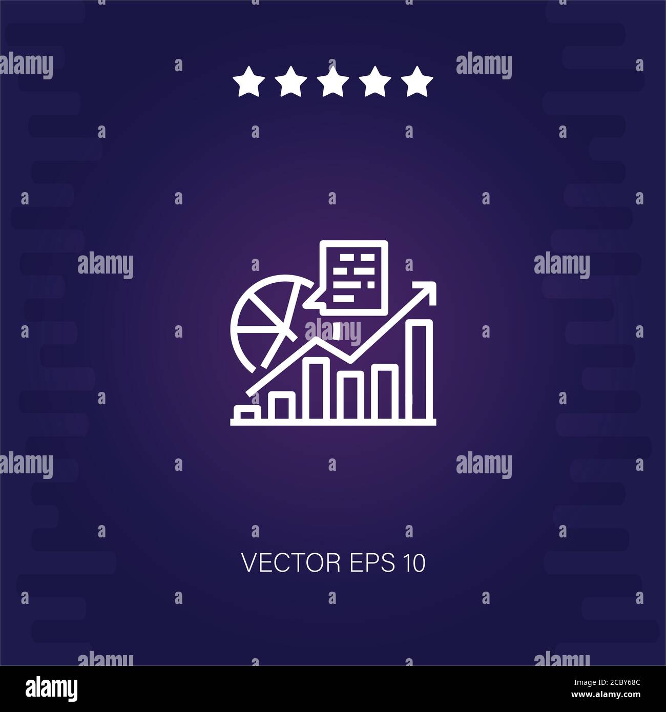 statistics vector icon modern illustration Stock Vector Image & Art - Alamy