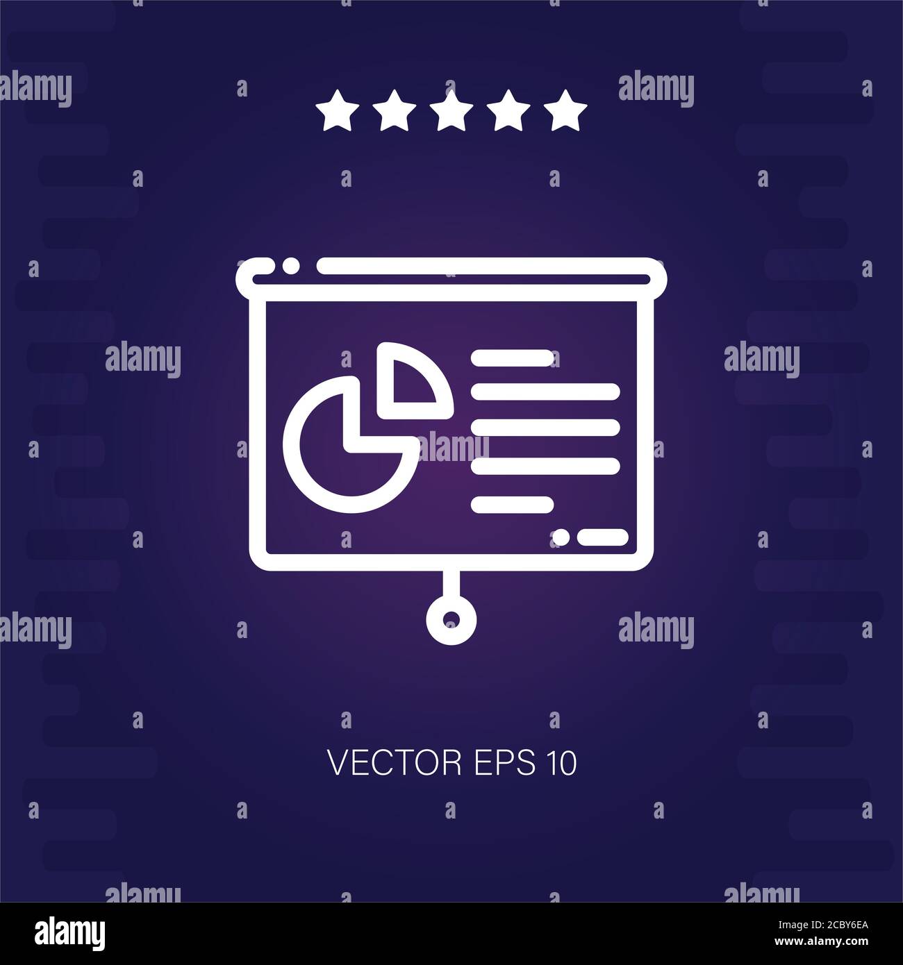 presentation vector icon modern illustration Stock Vector Image & Art ...