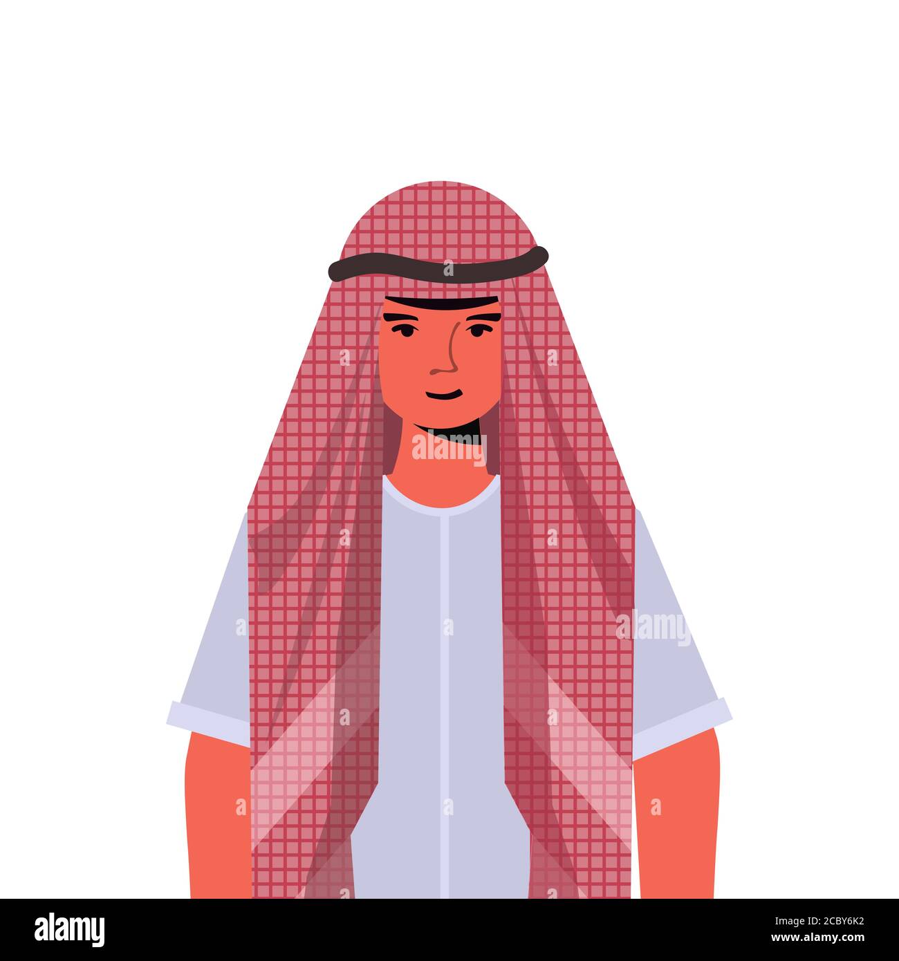 arabic boy in casual trendy clothes african american male cartoon ...