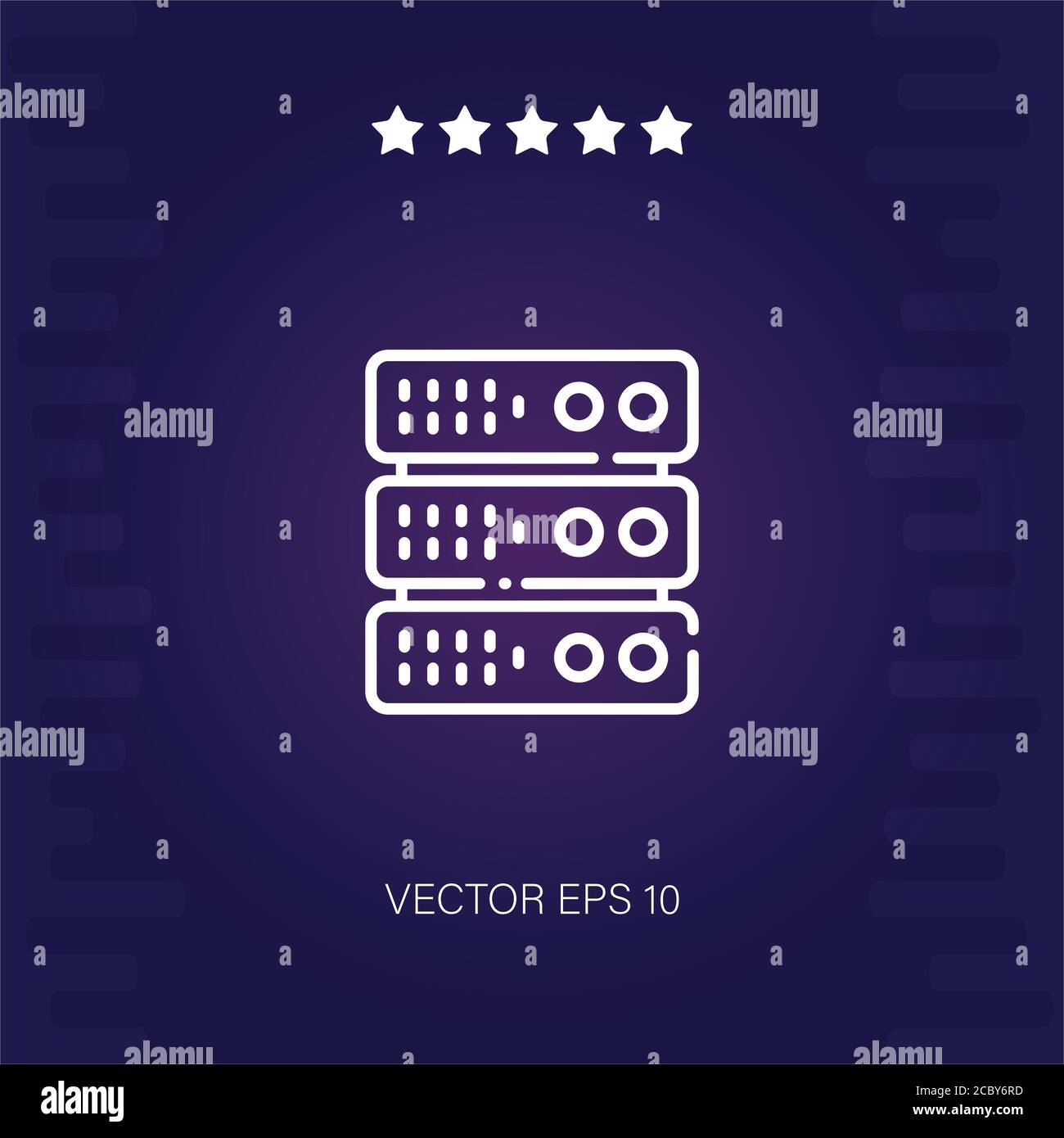 server vector icon modern illustration Stock Vector Image & Art - Alamy
