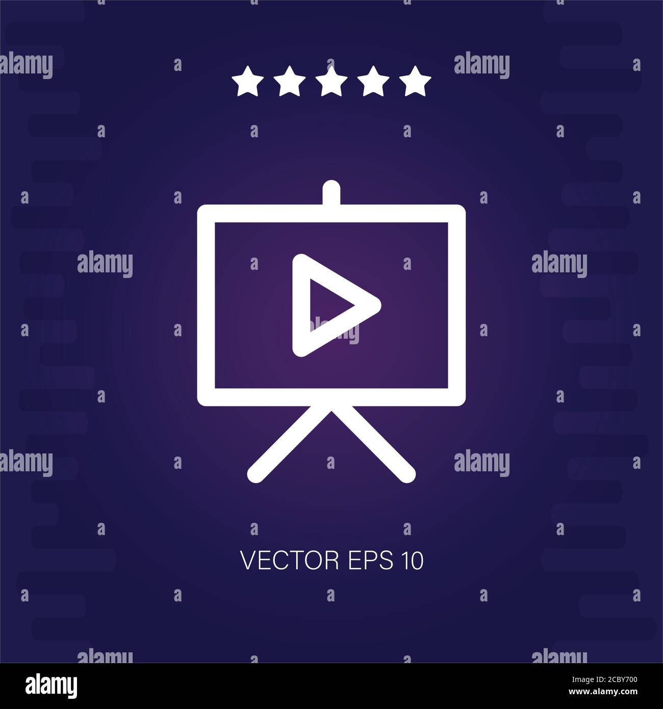 presentation vector icon modern illustration Stock Vector Image & Art ...