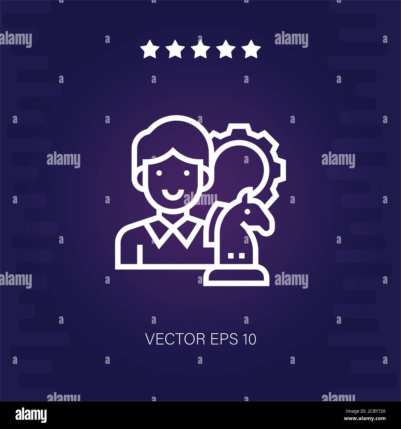 strategy vector icon modern illustration Stock Vector Image & Art - Alamy