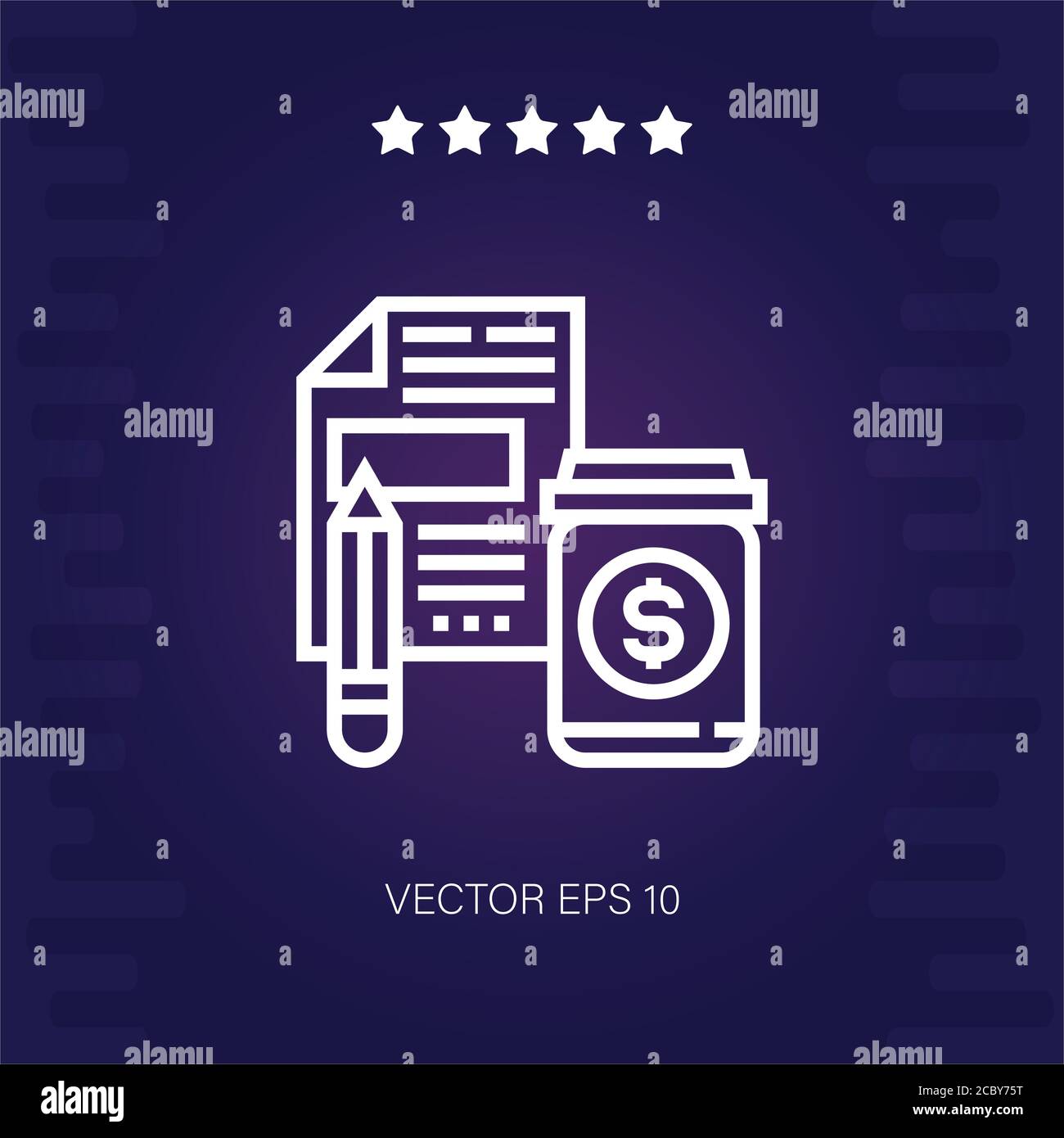 valuation vector icon modern illustration Stock Vector Image & Art - Alamy