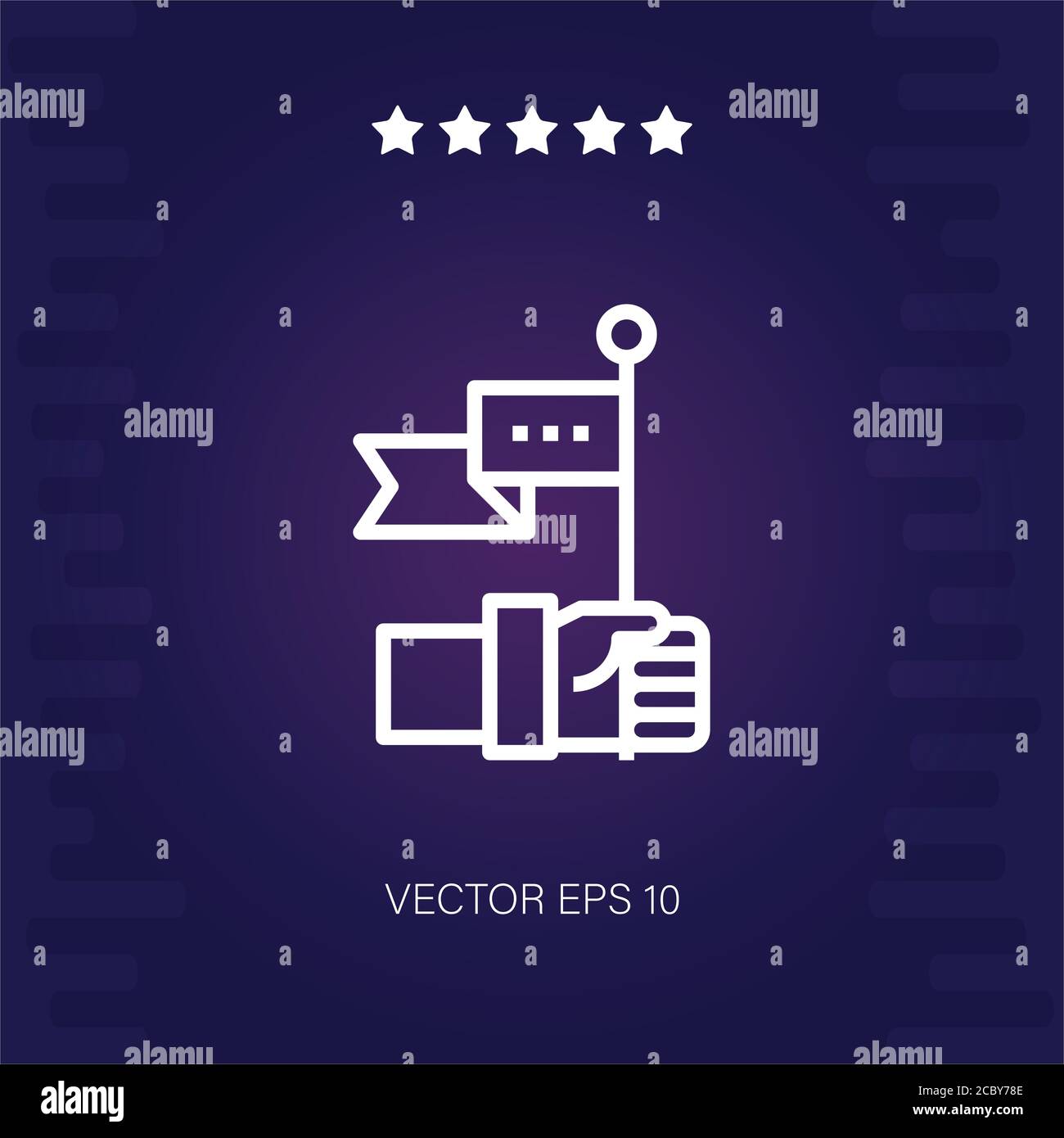 flag vector icon modern illustration Stock Vector Image & Art - Alamy