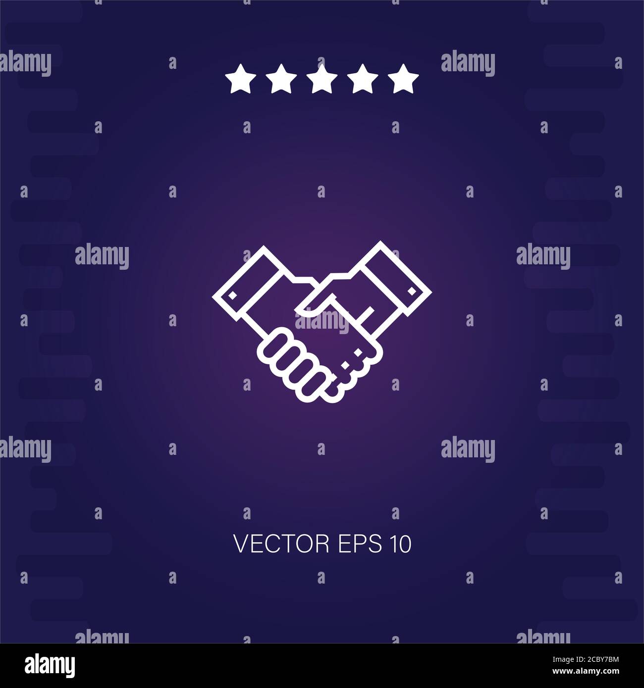 cooperation vector icon modern illustration Stock Vector Image & Art ...