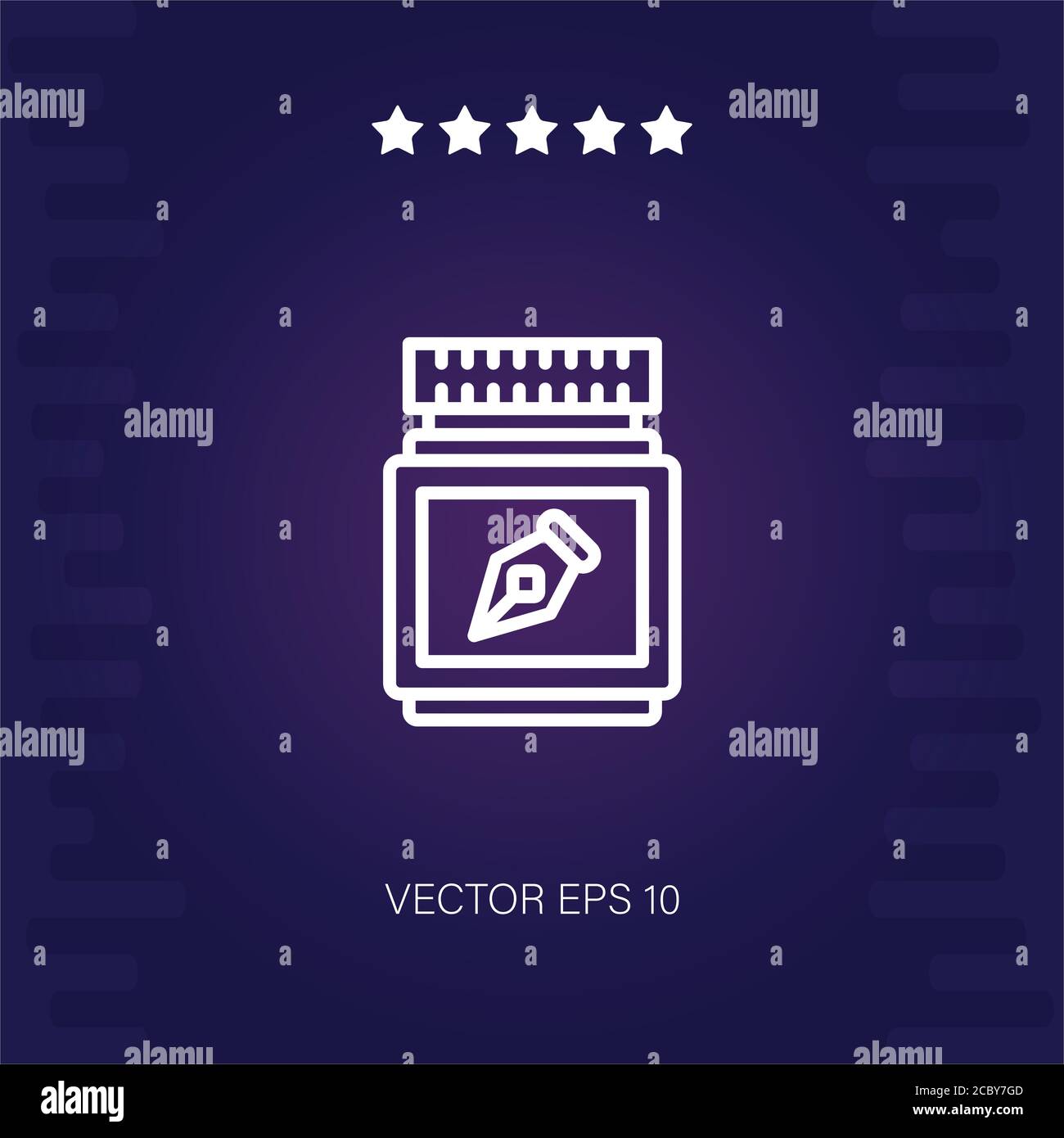 ink vector icon modern illustration Stock Vector Image & Art - Alamy