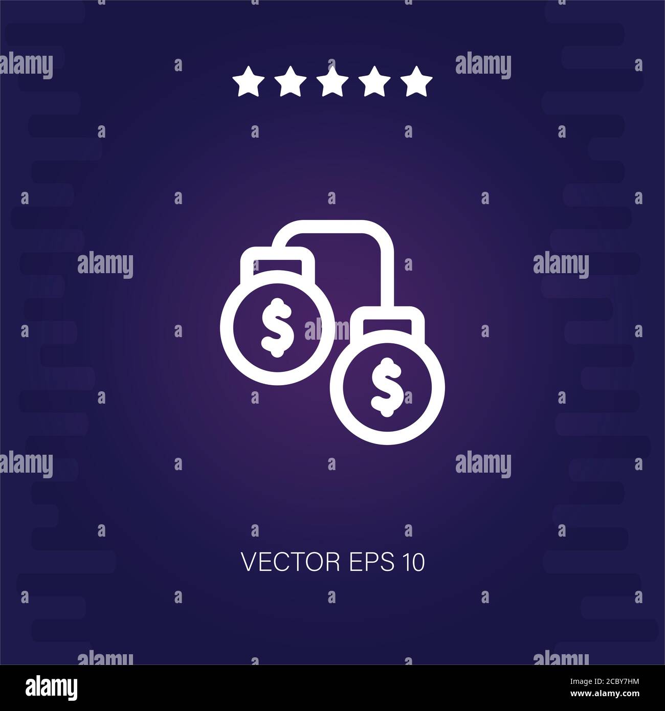 handcuffs vector icon modern illustration Stock Vector Image & Art - Alamy