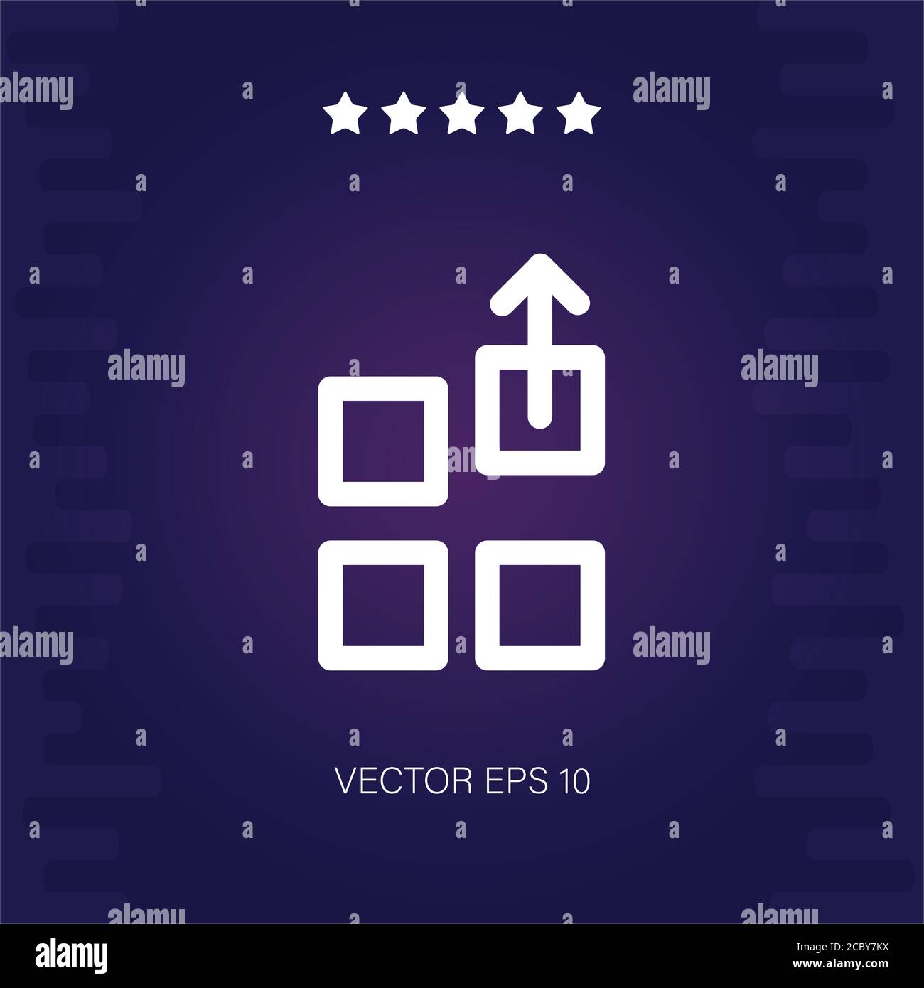 shared vector icon modern illustration Stock Vector Image & Art - Alamy