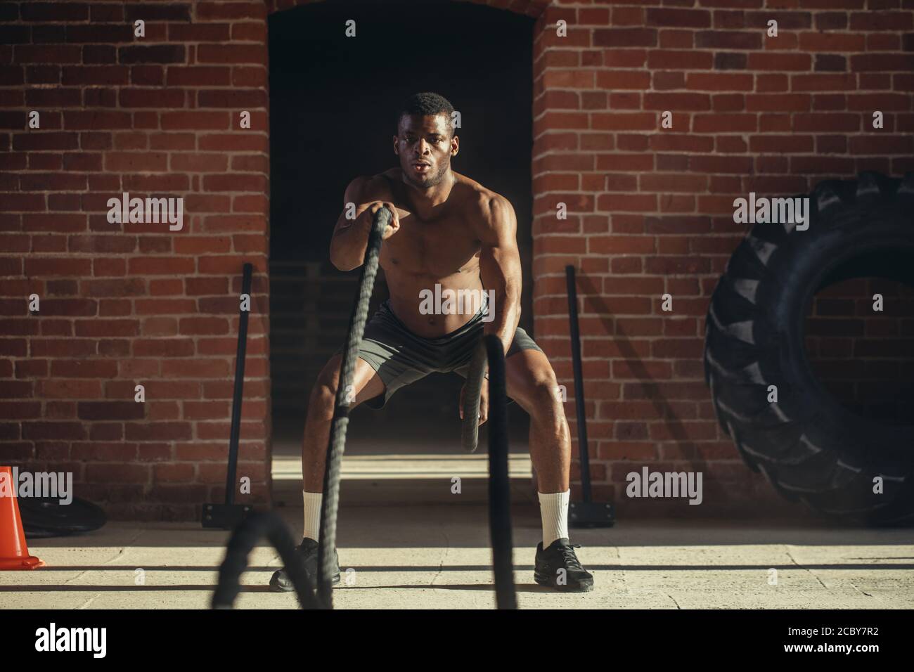 Hard work of Crossfit instructor of African ethnicity proves that ...