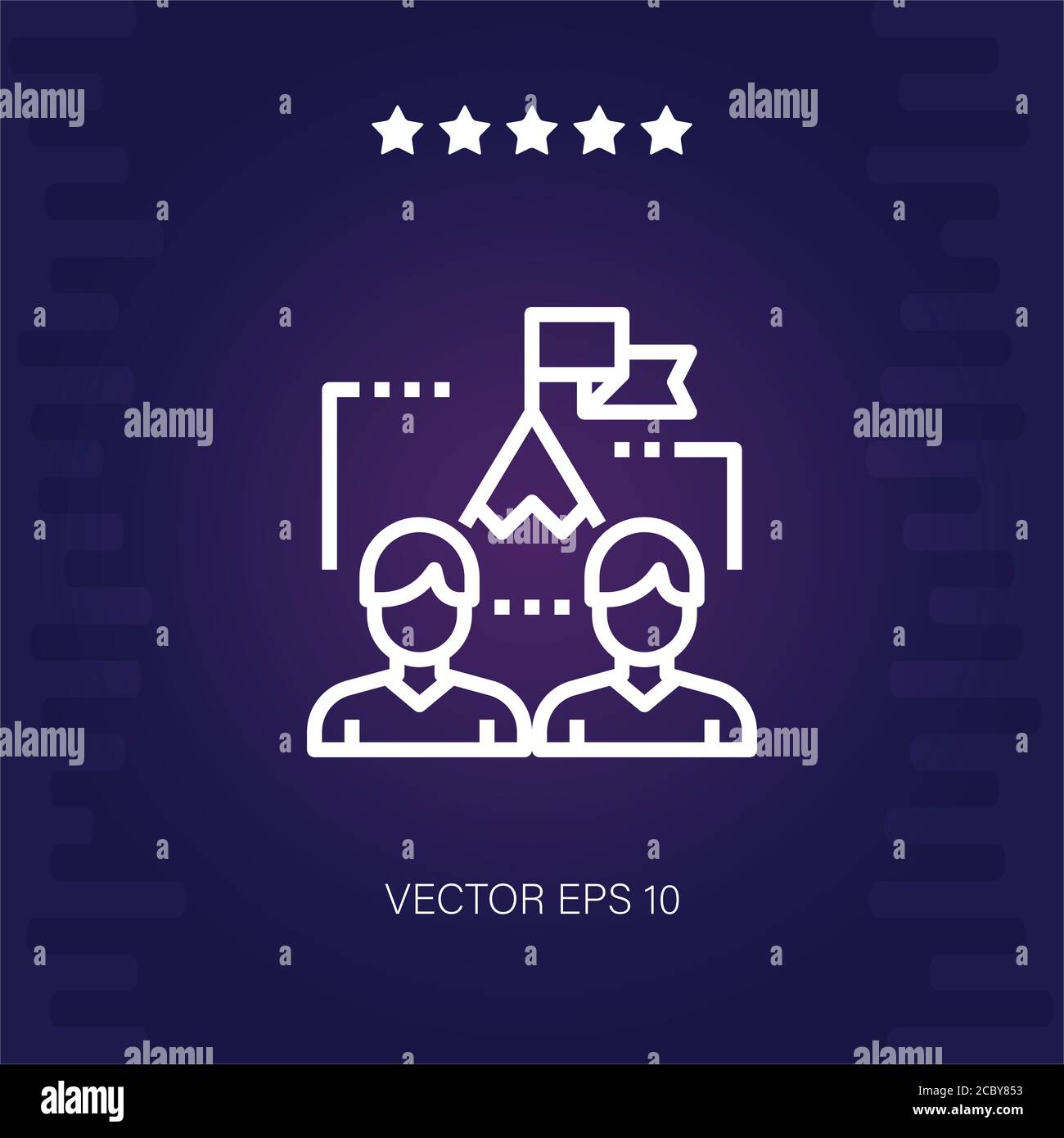 goal vector icon modern illustration Stock Vector Image & Art - Alamy