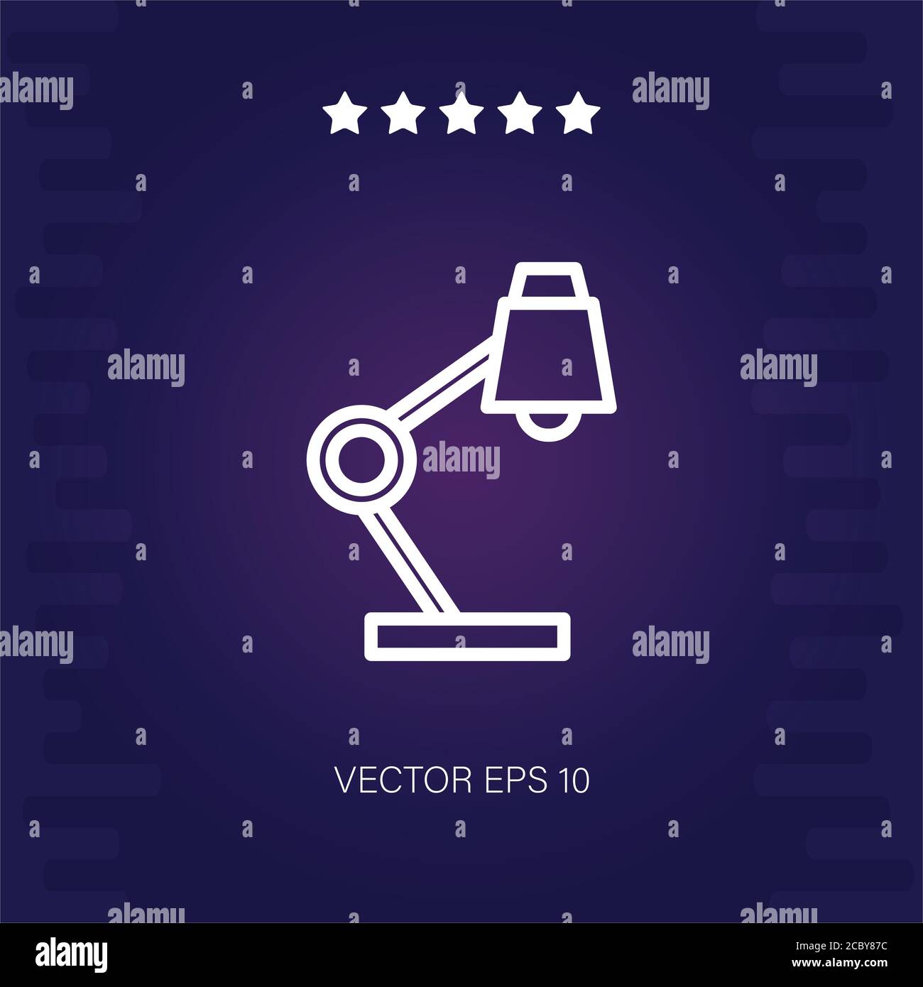 lamp vector icon modern illustration Stock Vector Image & Art - Alamy