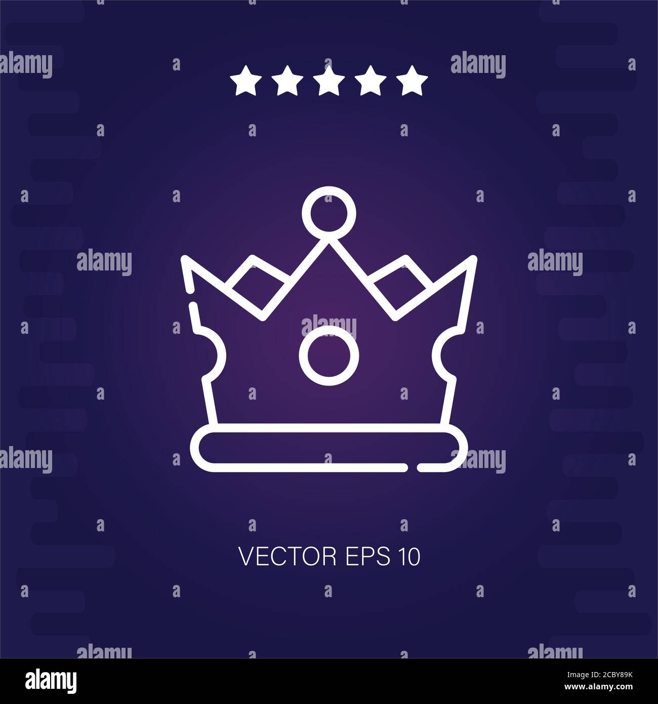 crown vector icon modern illustration Stock Vector Image & Art - Alamy
