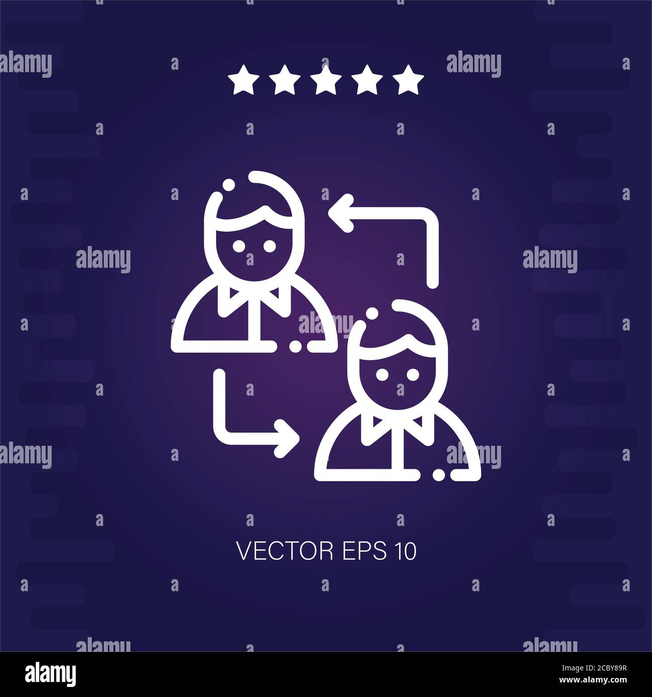 workflow vector icon modern illustration Stock Vector Image & Art - Alamy
