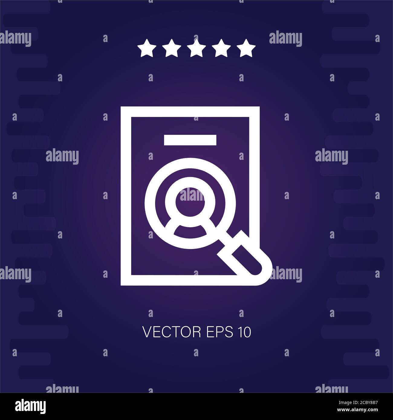 CV vector icon modern illustration Stock Vector Image & Art - Alamy