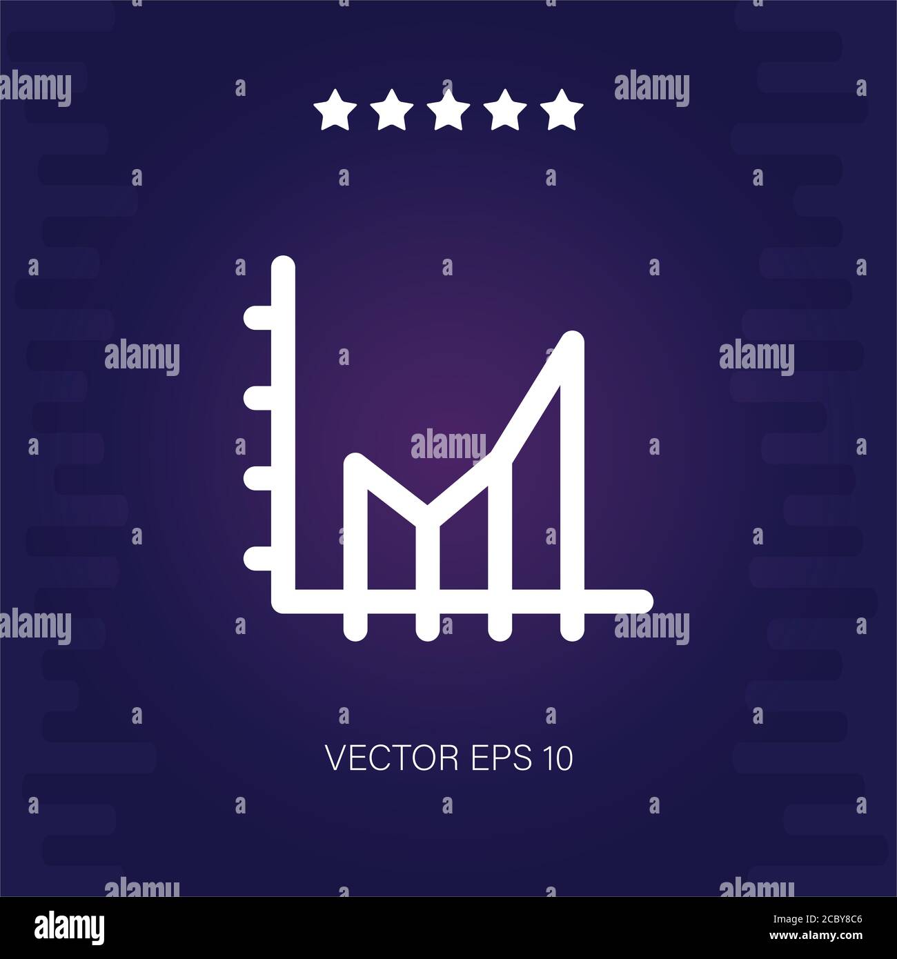 graphs vector icon modern illustration Stock Vector Image & Art - Alamy