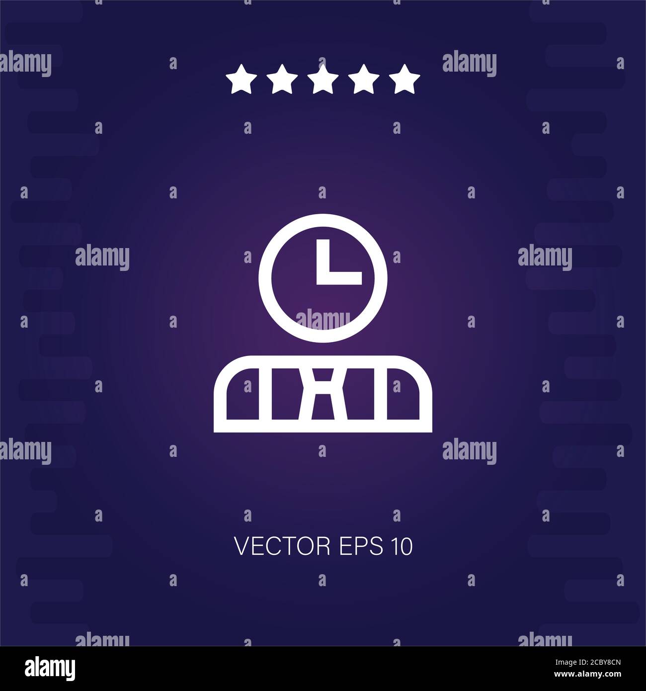 temp worker vector icon modern illustration Stock Vector Image & Art ...