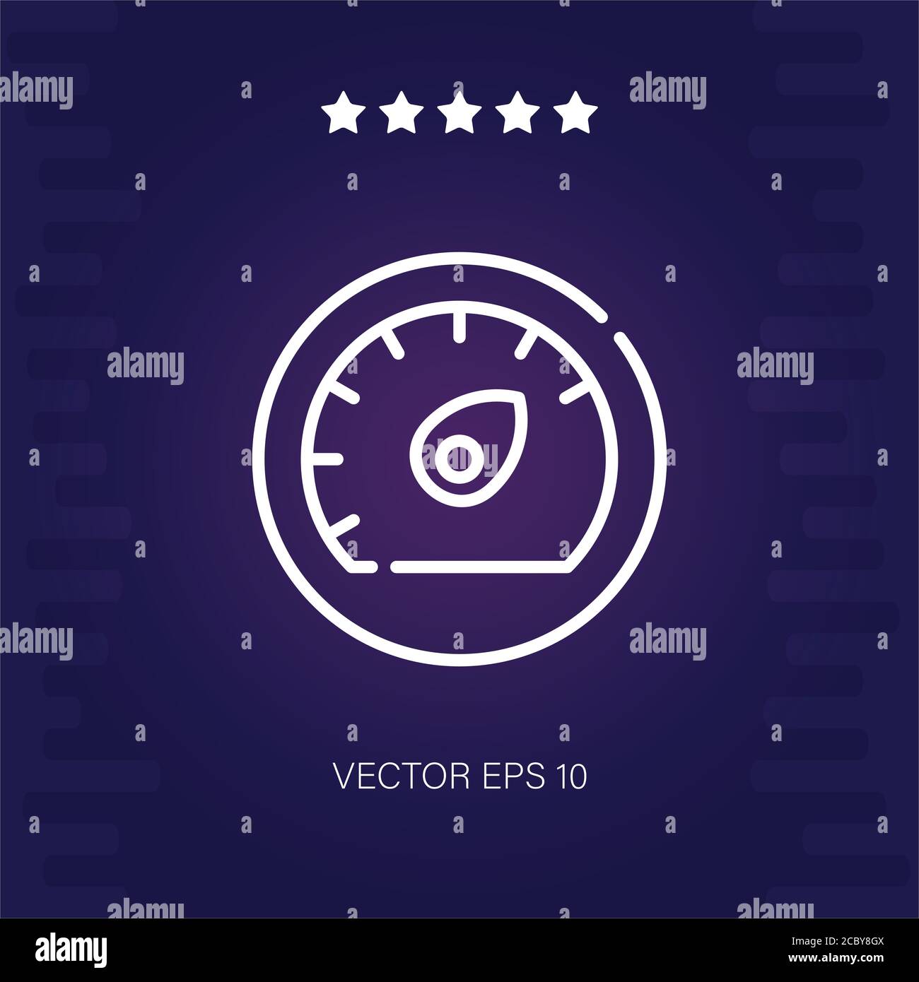 Speedometer Vector Icon Modern Illustration Stock Vector Image And Art Alamy