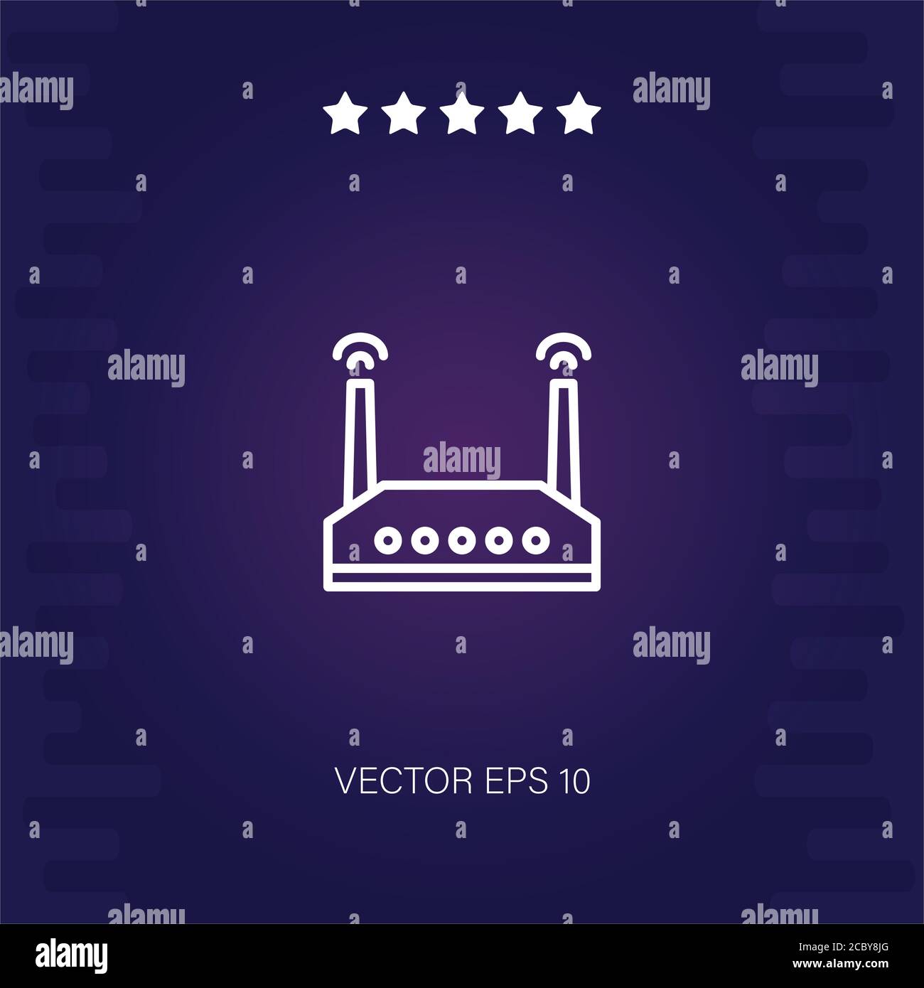 router vector icon modern illustration Stock Vector Image & Art - Alamy