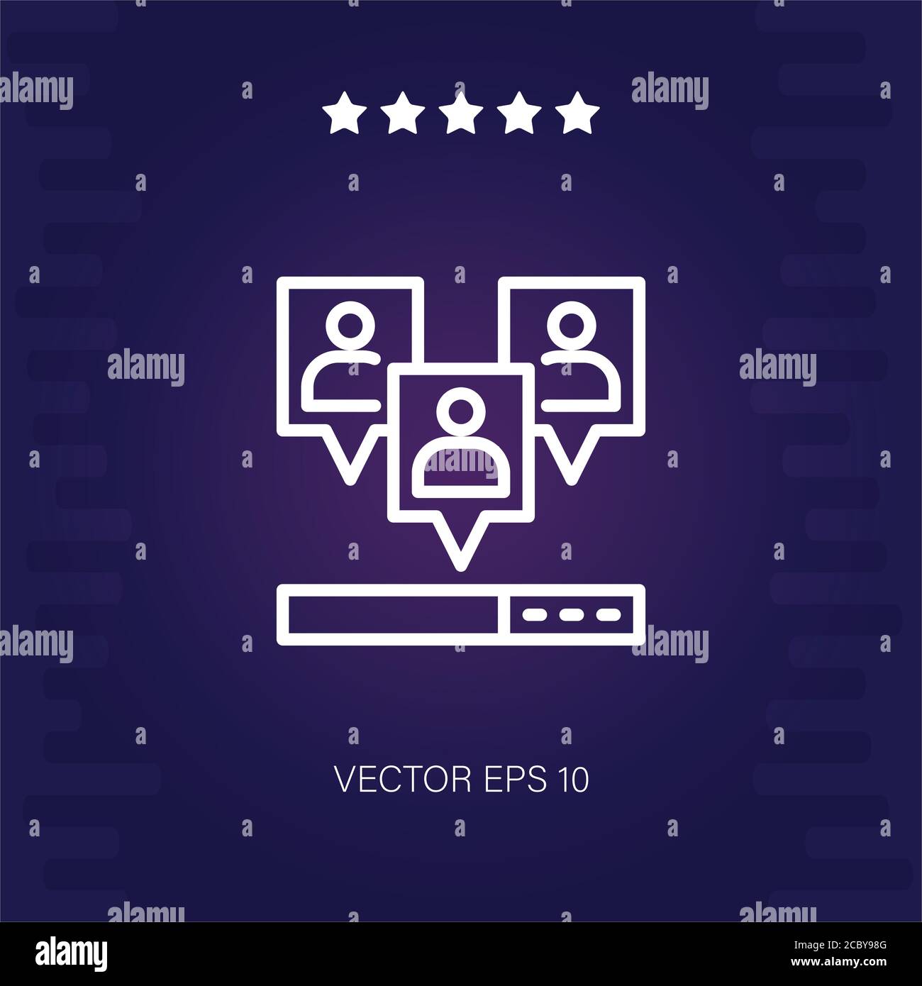 viral vector icon modern illustration Stock Vector Image & Art - Alamy