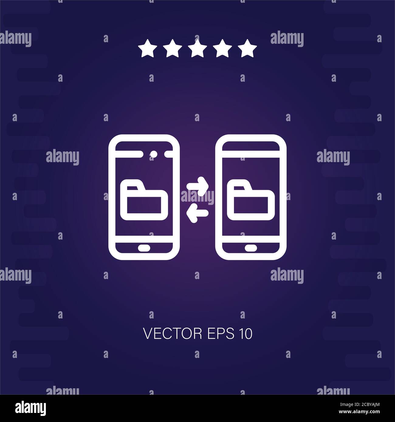 file transfer vector icon modern illustration Stock Vector Image & Art ...